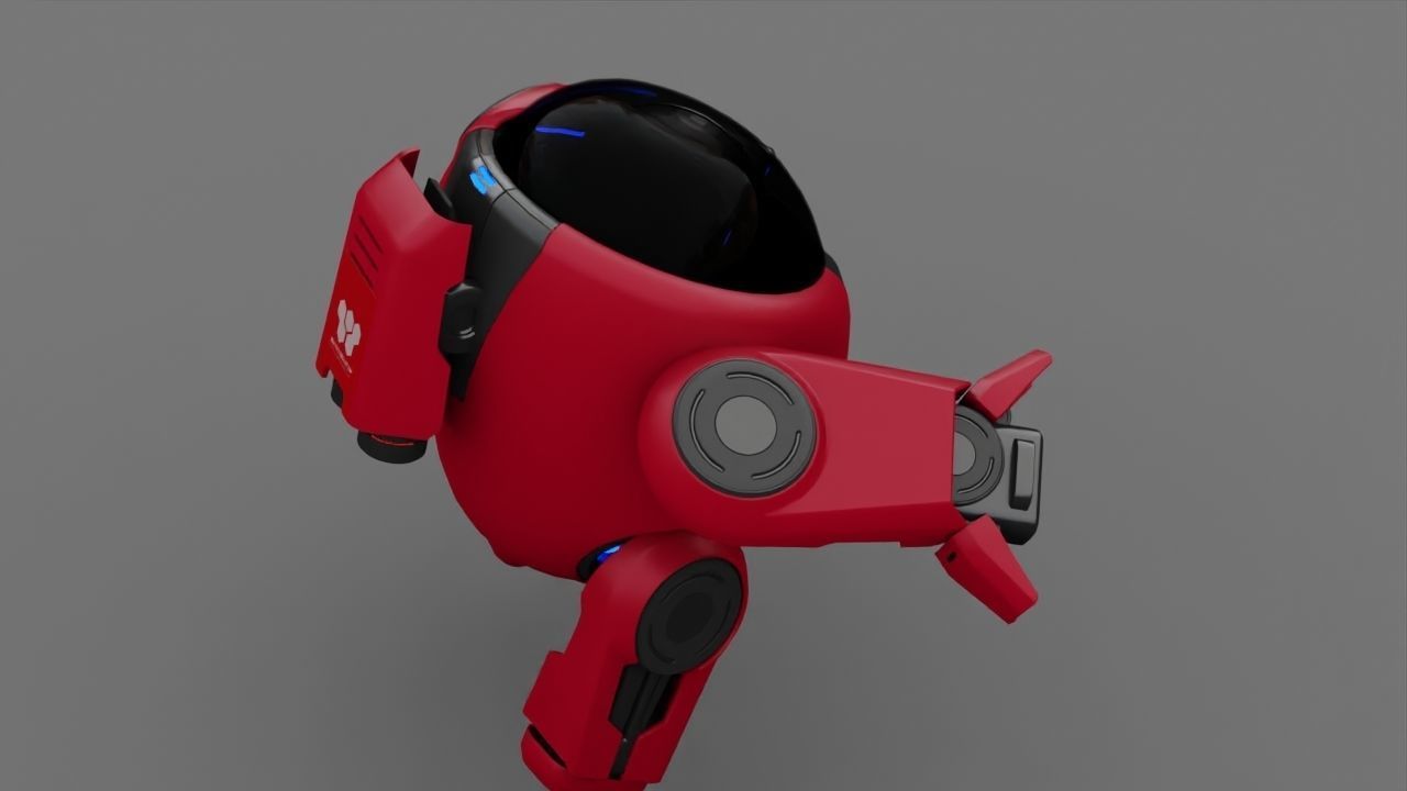 DRONE BOR MX4 Rigged 3D model rigged | CGTrader