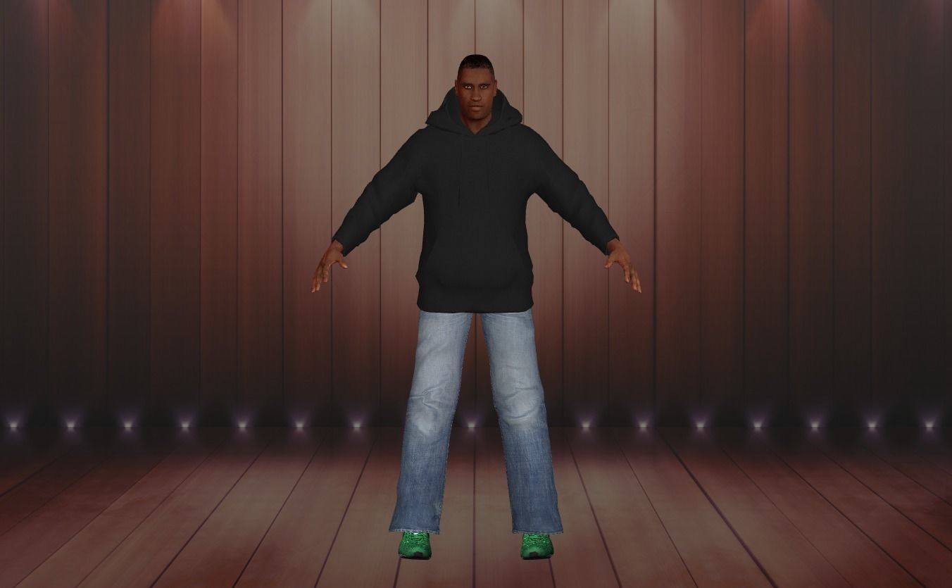 3D model Jamal - Rigged Character 3D Model Low-poly VR / AR / low-poly ...