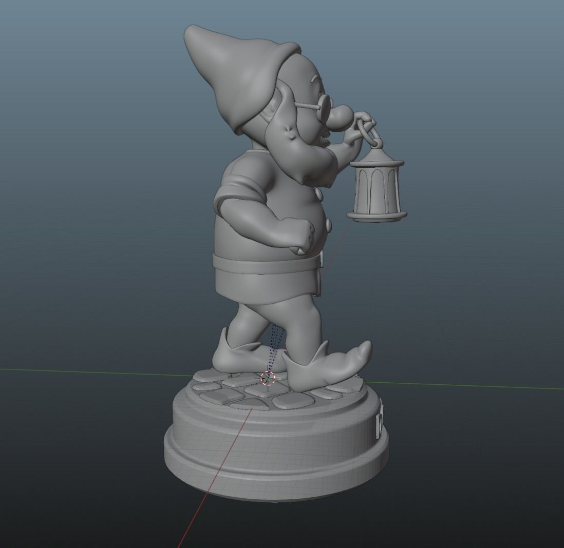 Doc the Dwarf 3D model 3D printable | CGTrader