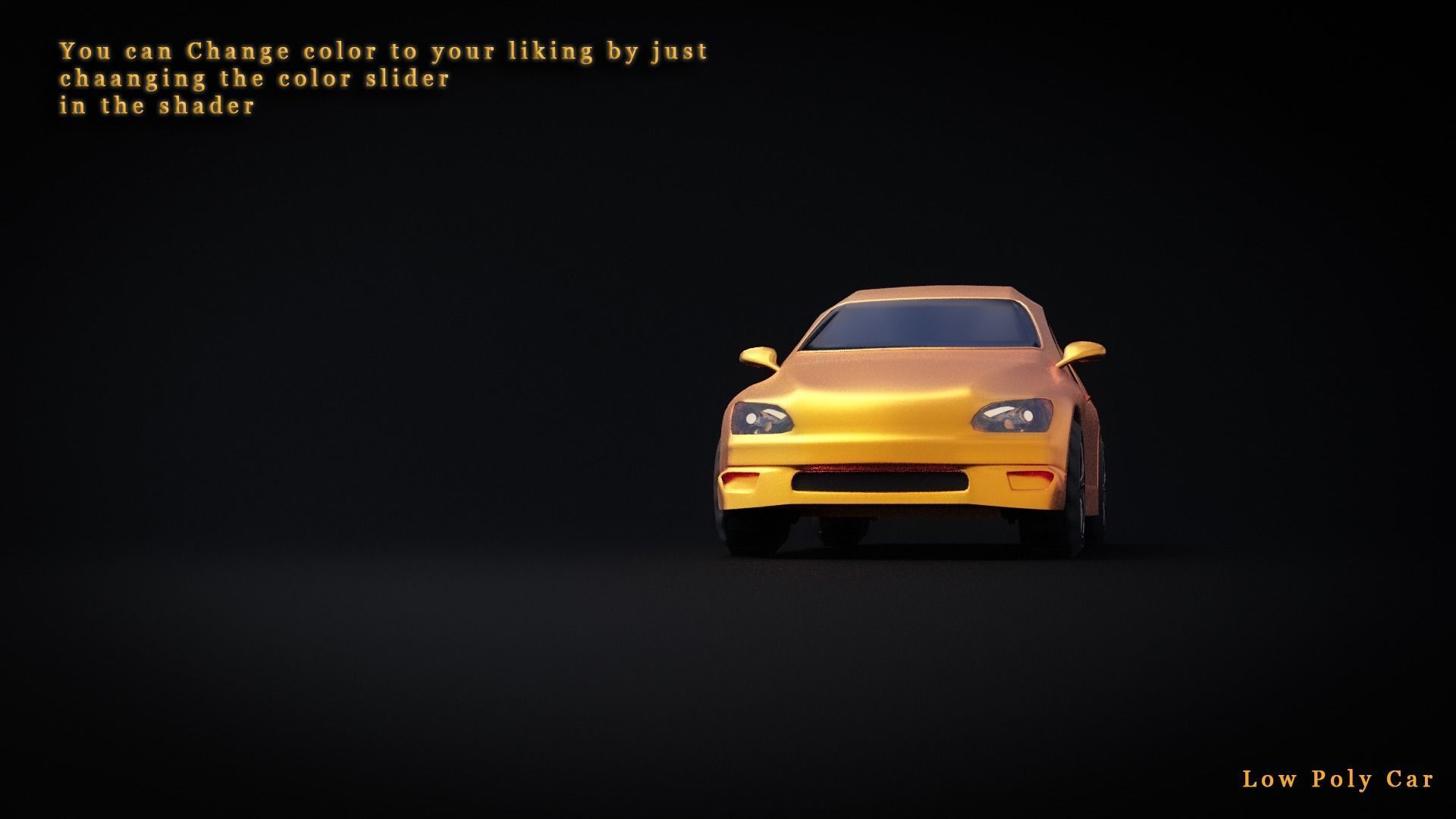 LOW POLY CAR MODEL FOR GAME free VR / AR / low-poly 3D model rigged ...