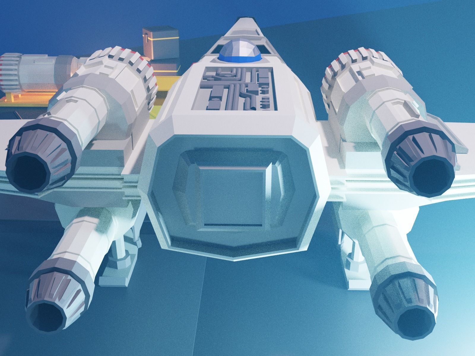 Cartoon X-Wing 3D model | CGTrader