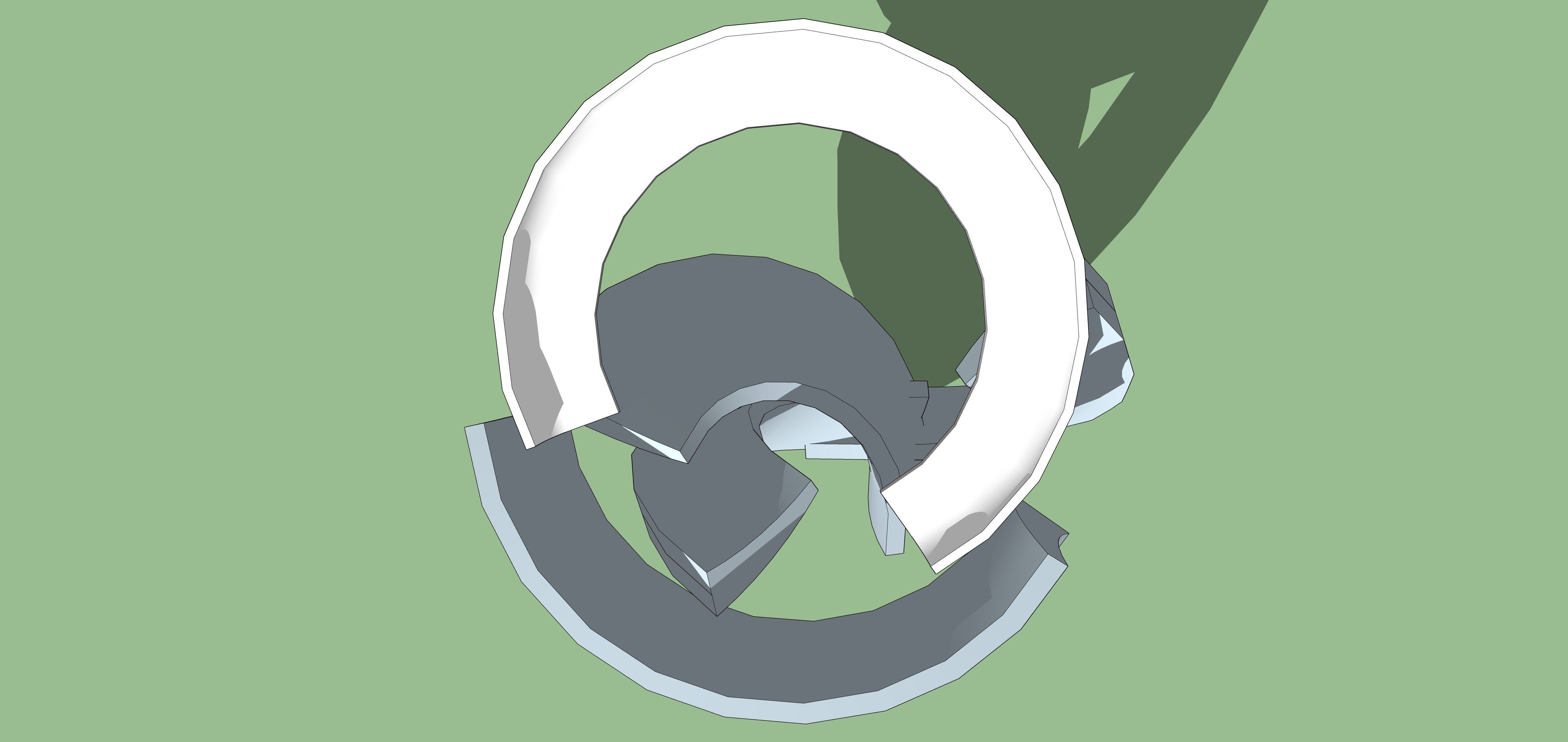 Column Plate artwork 3d sketchup 3D model | CGTrader