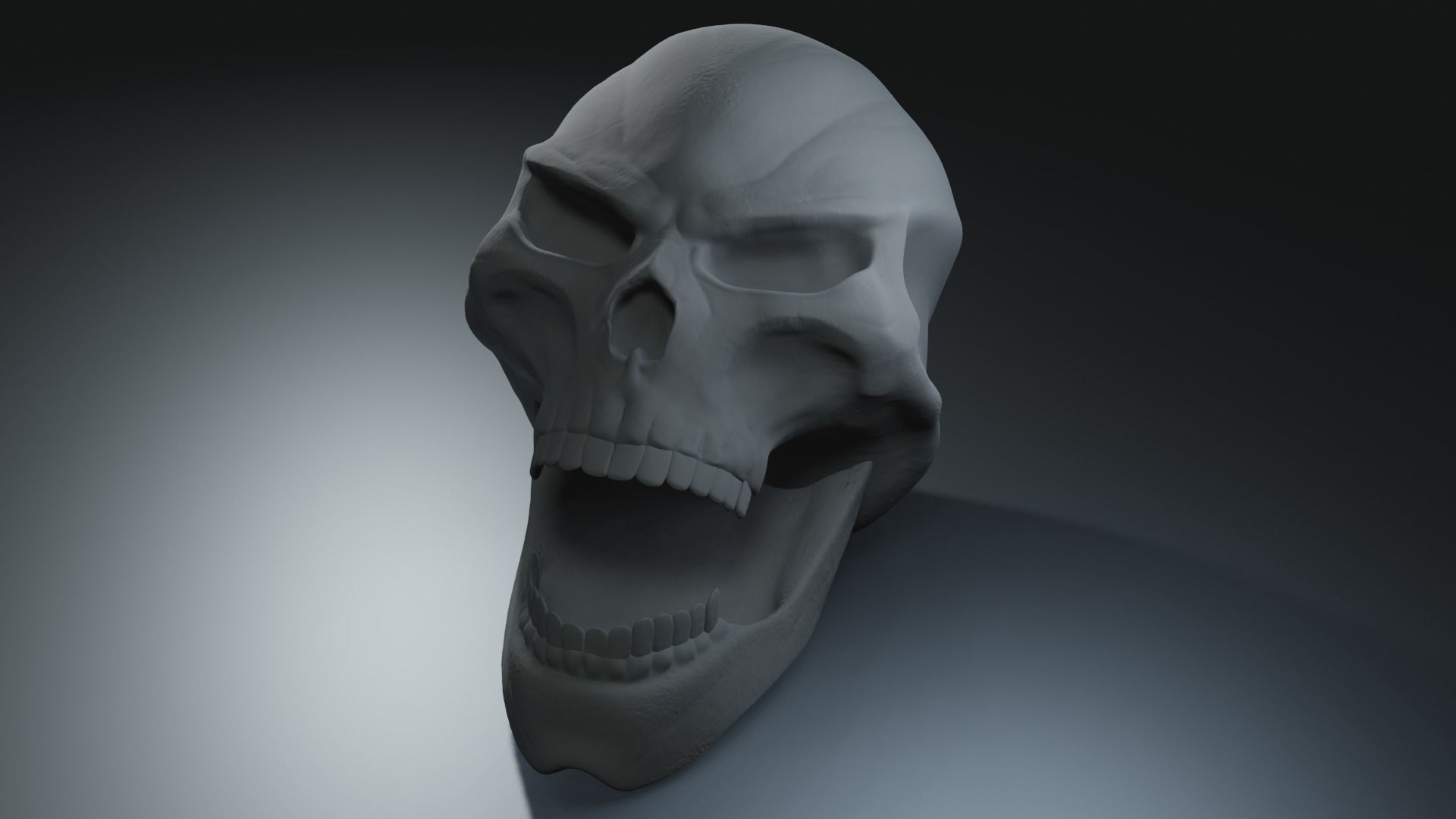 Skull 3D model sculpt 3D model | CGTrader