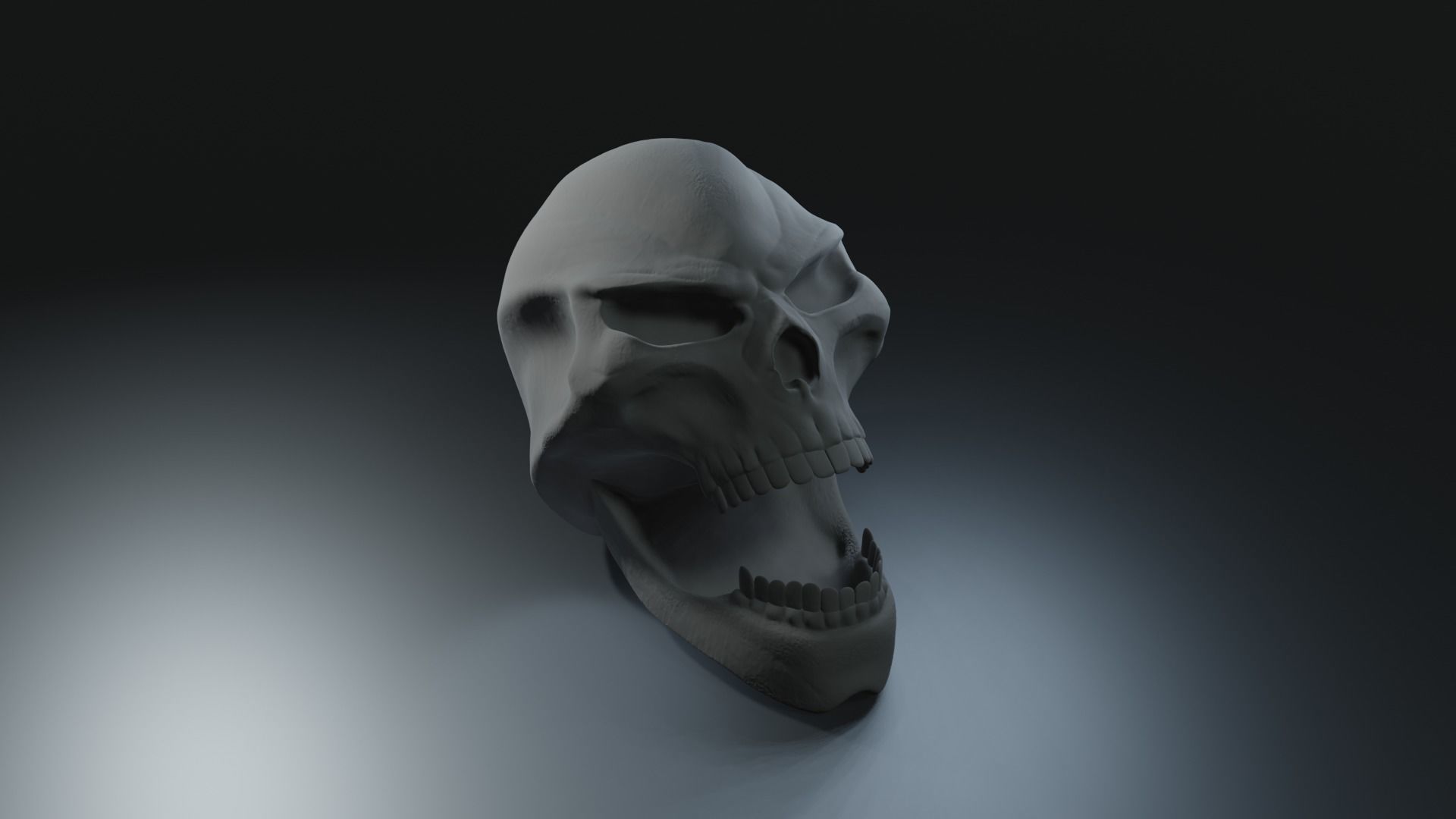 Skull 3D model sculpt 3D model | CGTrader