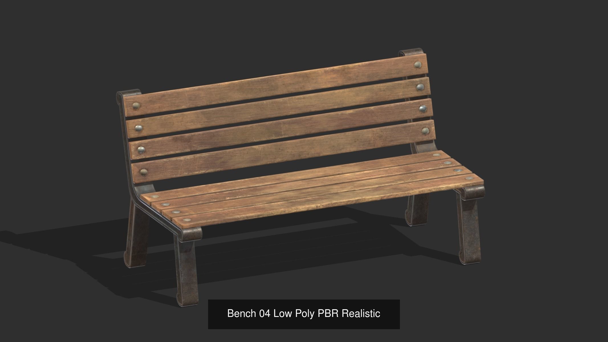 10 Benches Low Poly PBR Realistic Collection VR / AR / low-poly | CGTrader
