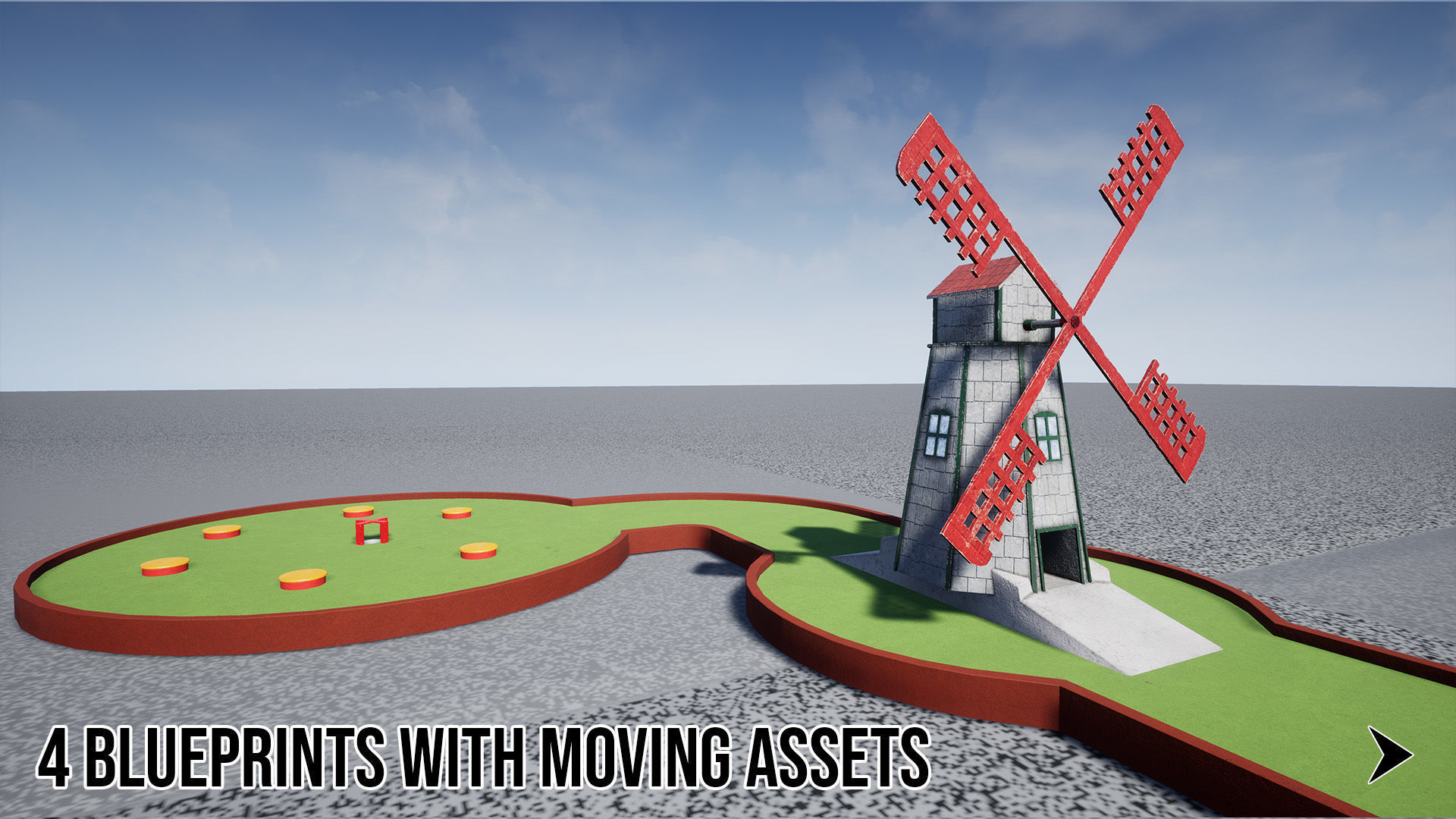 3D model Modular Miniature golf - Sport pack for UE4 UE5 VR / AR / low ...