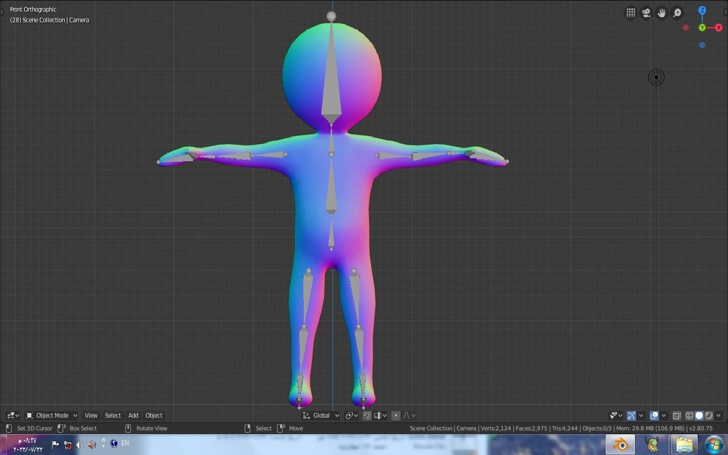 high poly rigged cartoony character 3D model rigged | CGTrader