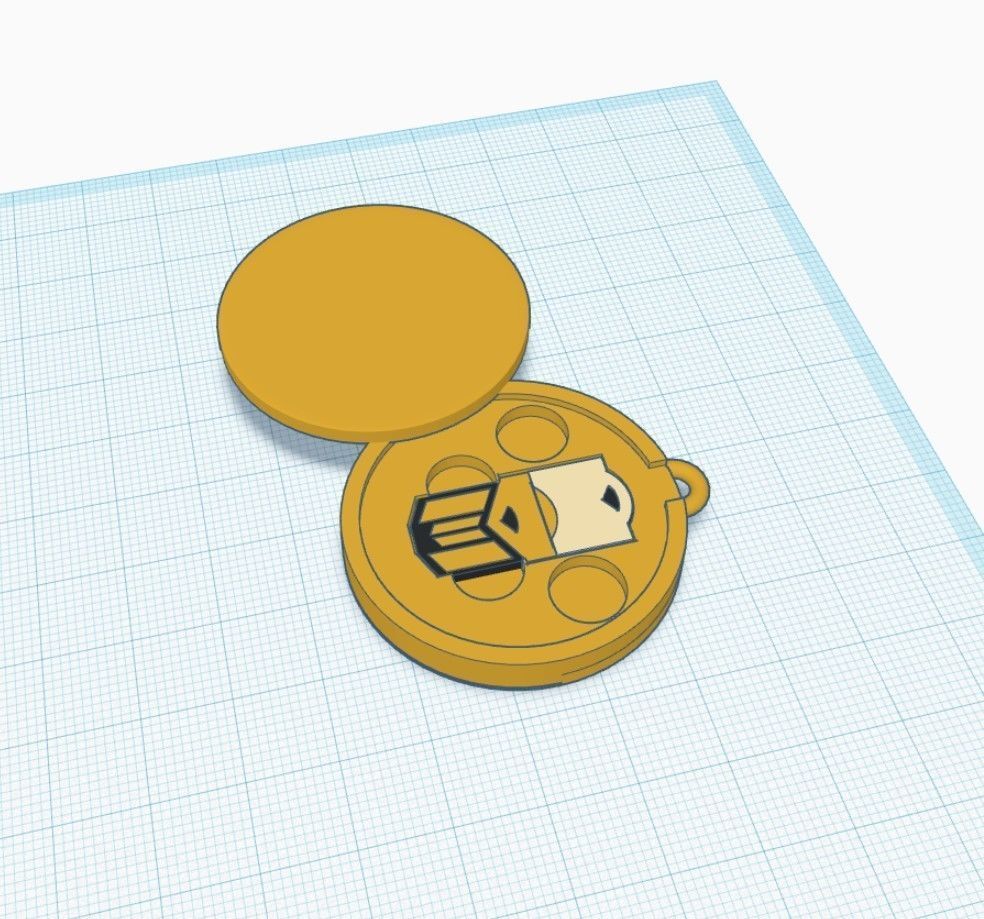 The Grey Man memory stick 3D model 3D printable | CGTrader