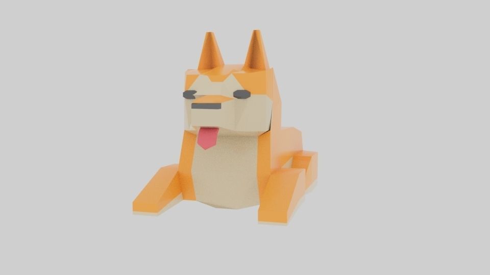 Doggo that named cat free VR / AR / low-poly 3D model | CGTrader