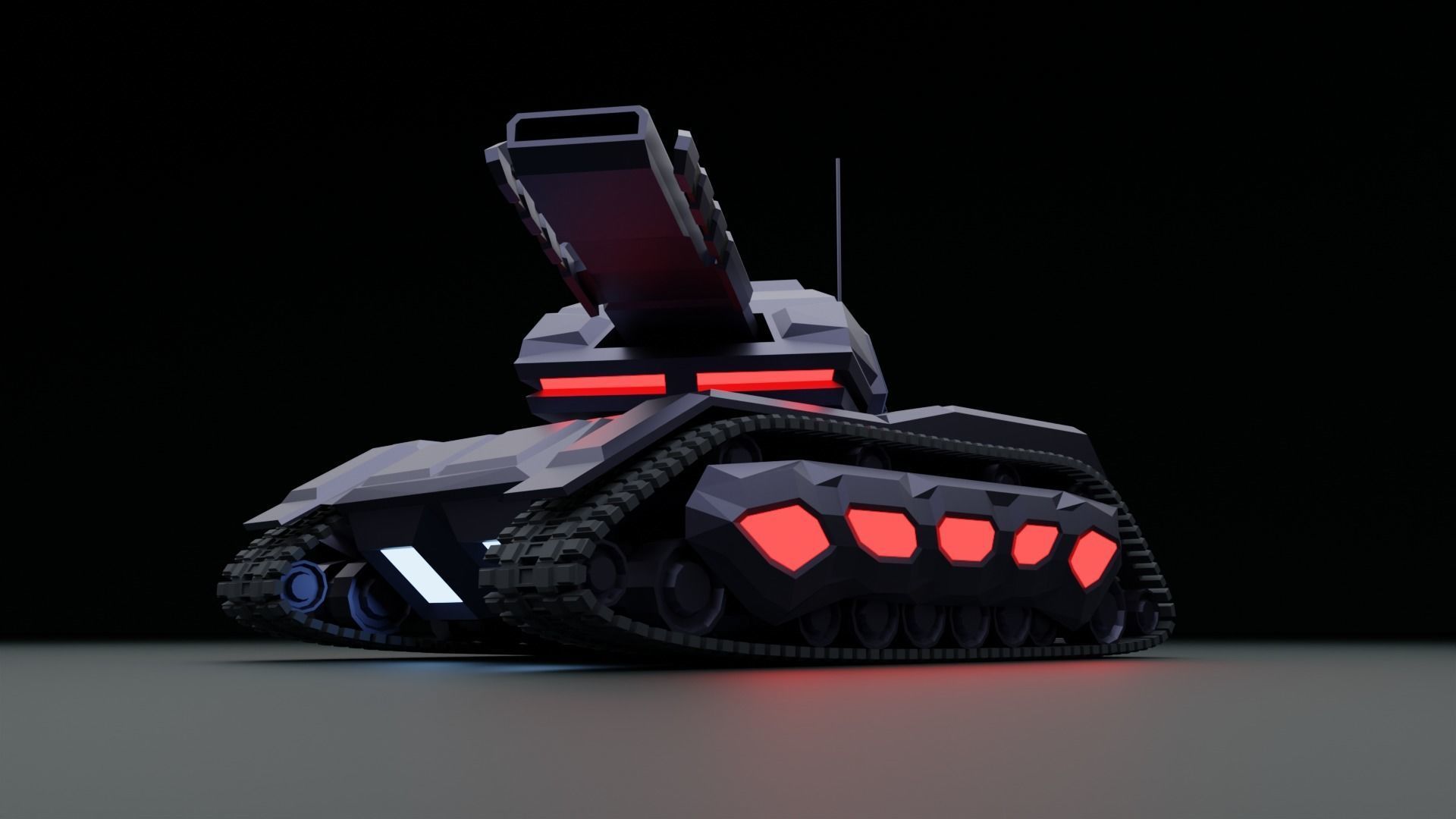 3D model Tank - Scifi - Terminator Mk1 VR / AR / low-poly | CGTrader