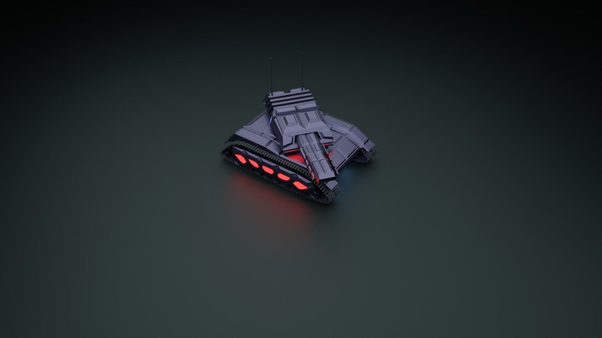 3D model Tank - Scifi - Terminator Mk1 VR / AR / low-poly | CGTrader