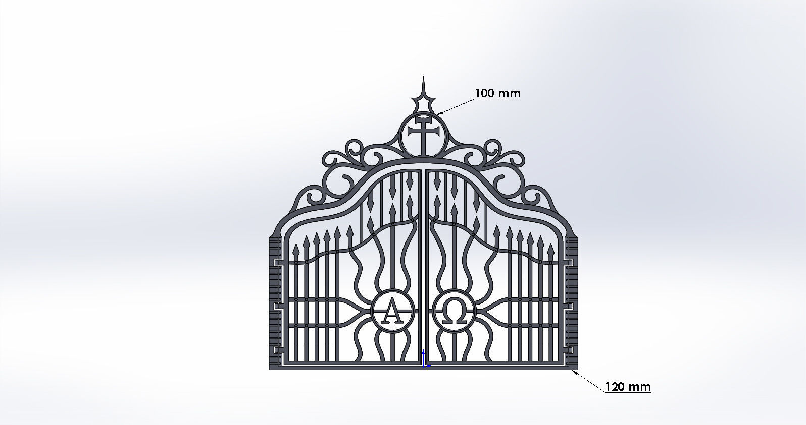 Medieval gate 3D model | CGTrader
