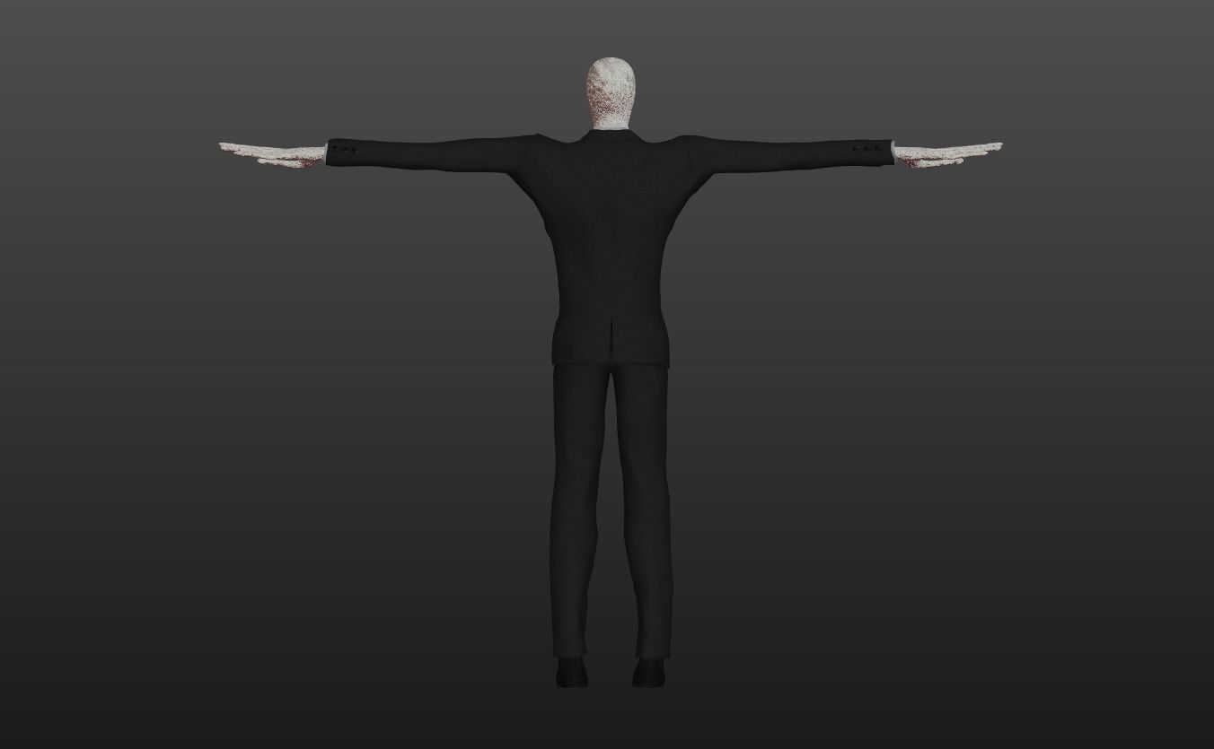 3D model Slender Man - Rigged Character 3D Model VR / AR / low-poly ...