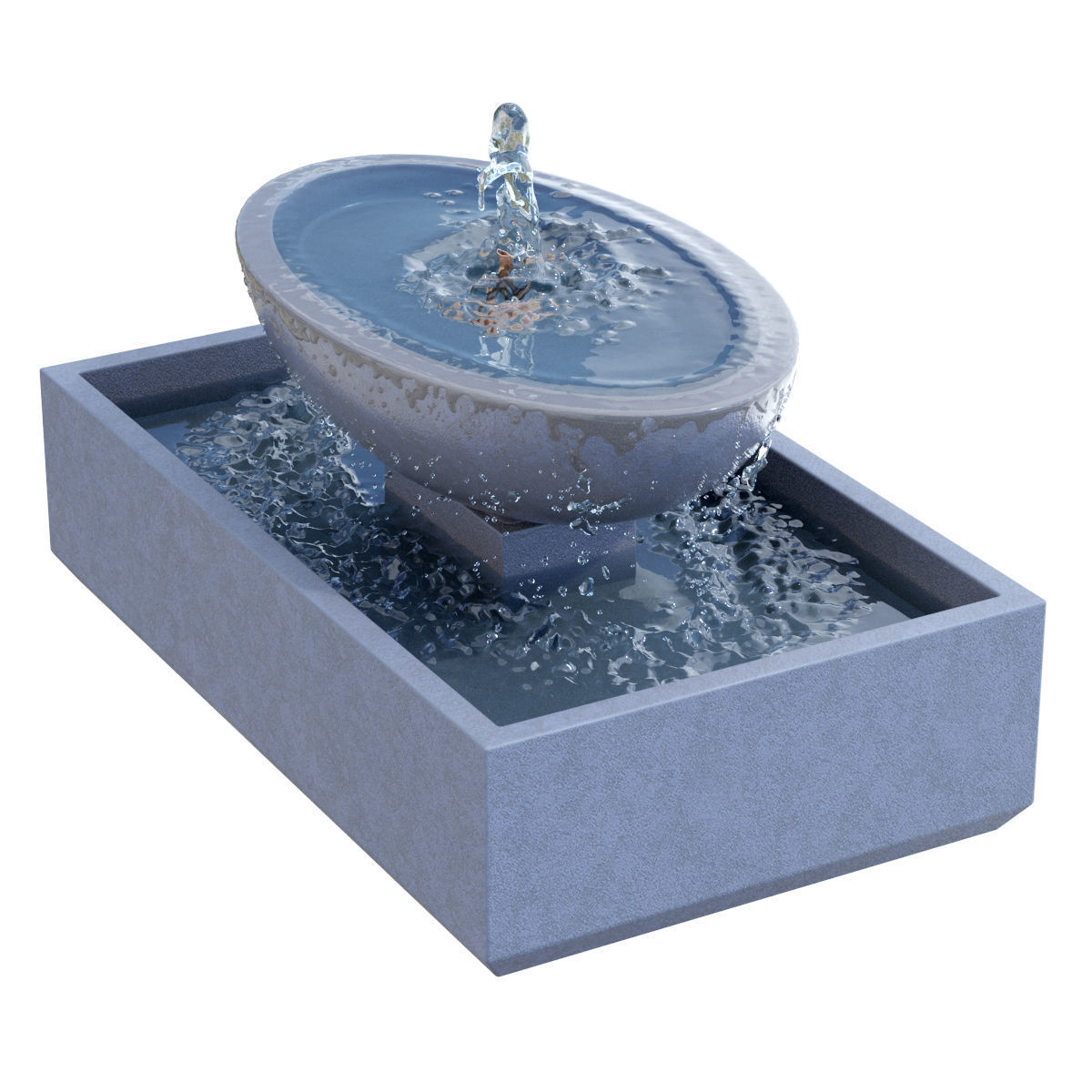 Campania - Recife Fountain 3D model | CGTrader