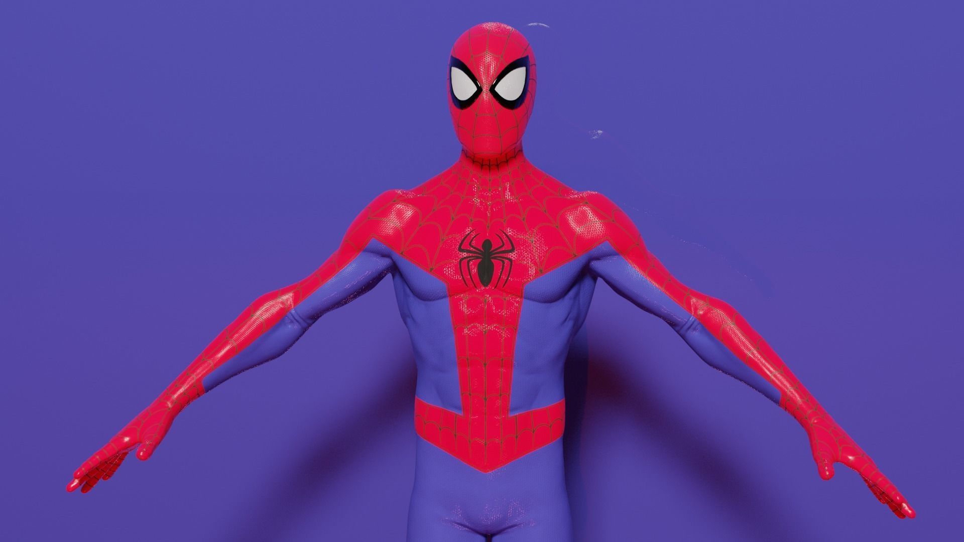 SPIDER-VERSE Spider-Man 3D model rigged | CGTrader
