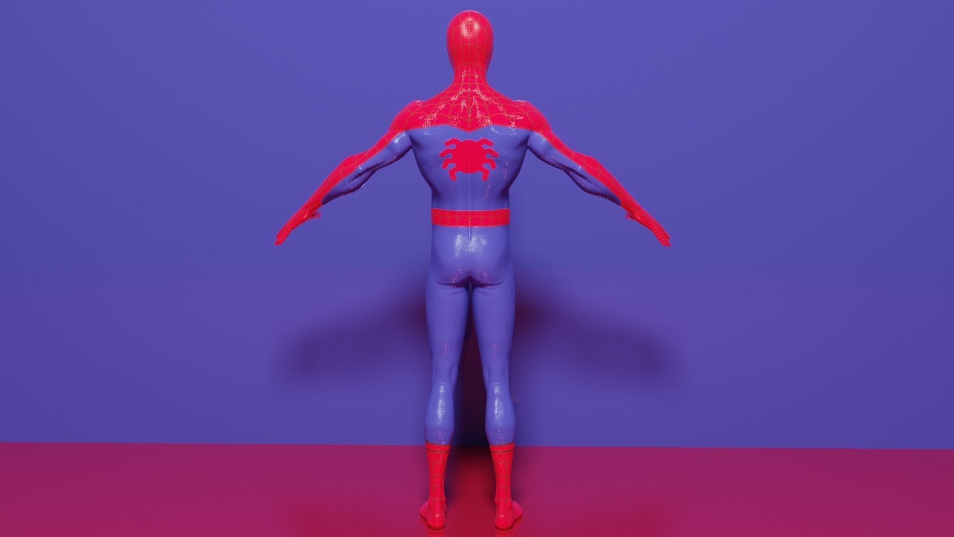 SPIDER-VERSE Spider-Man 3D model rigged | CGTrader