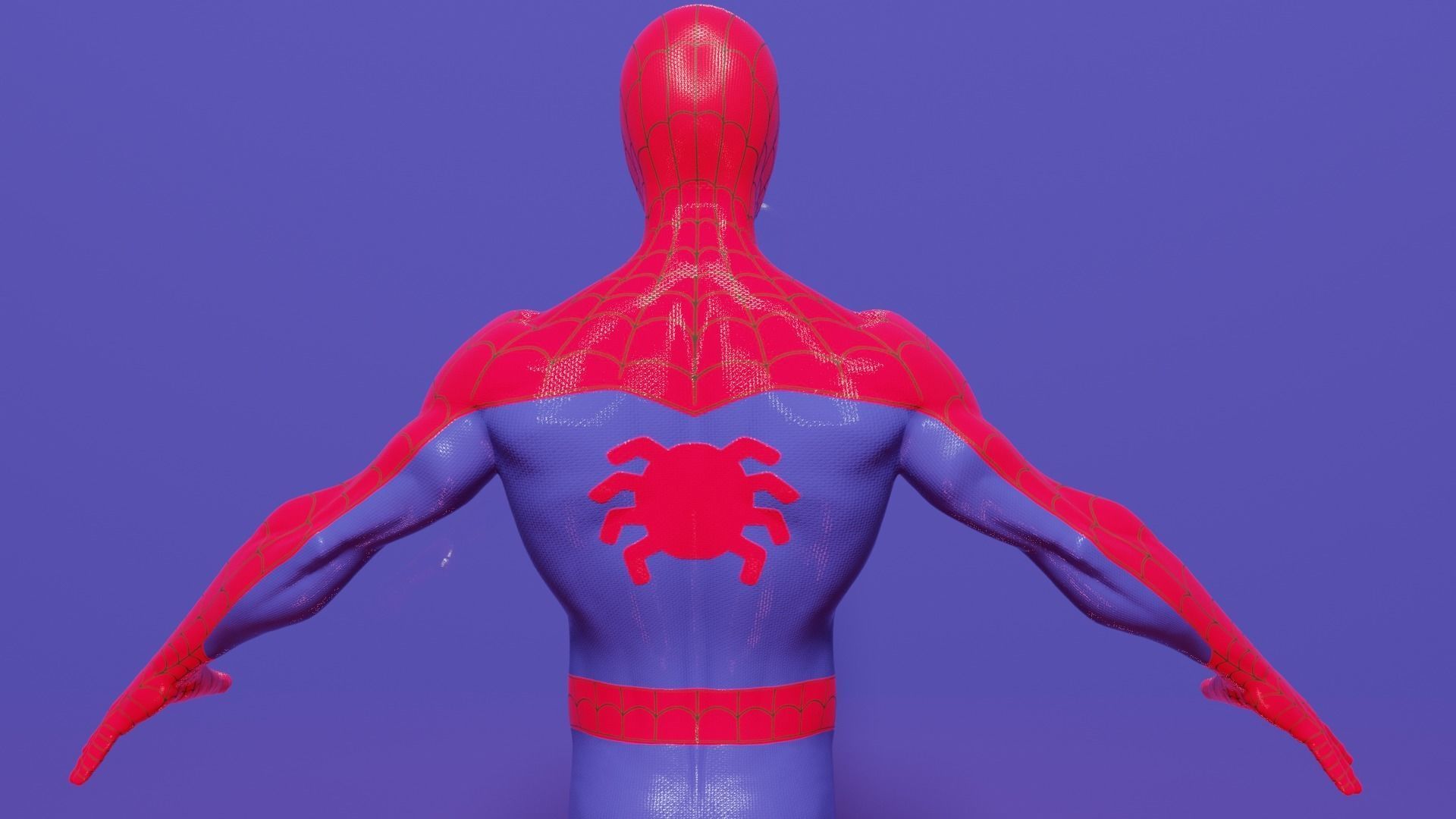 SPIDER-VERSE Spider-Man 3D model rigged | CGTrader