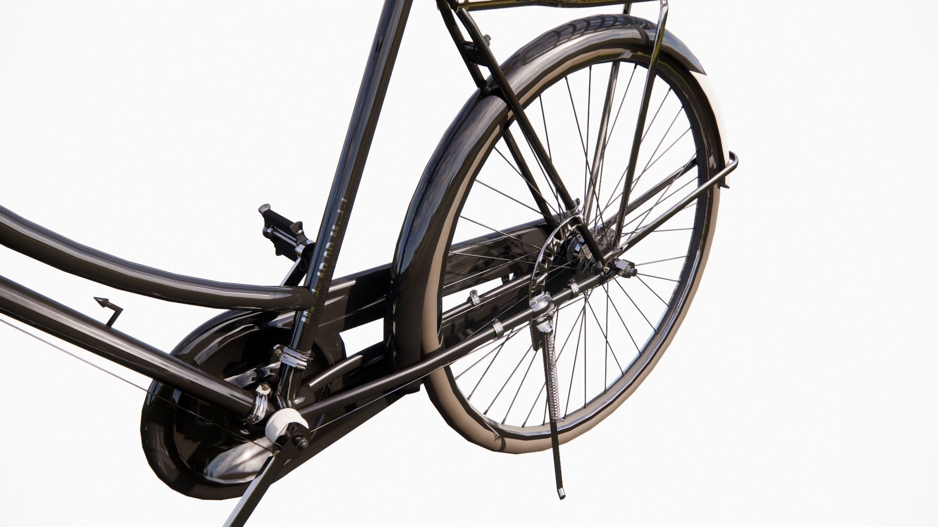 bycicle old bike retro 3D model | CGTrader