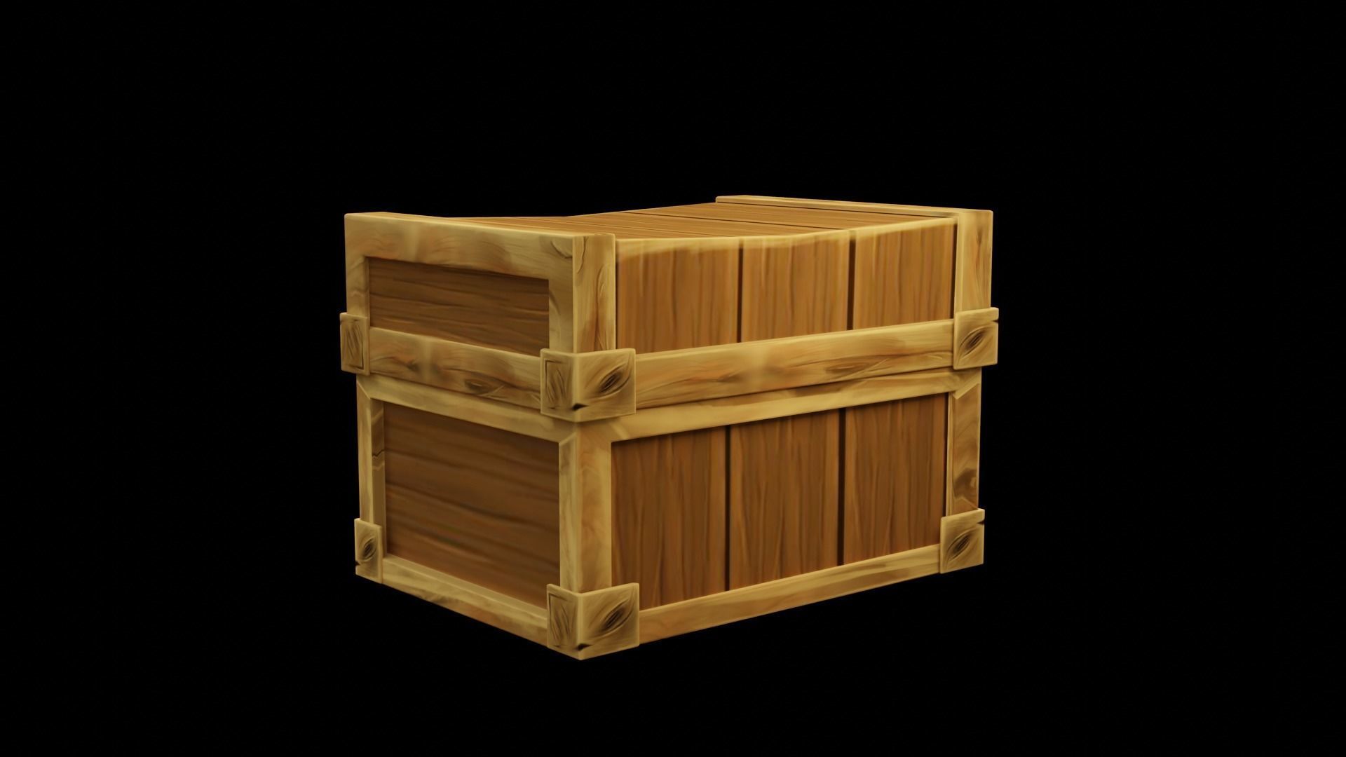 3D model Stylized Common Chest VR / AR / low-poly | CGTrader