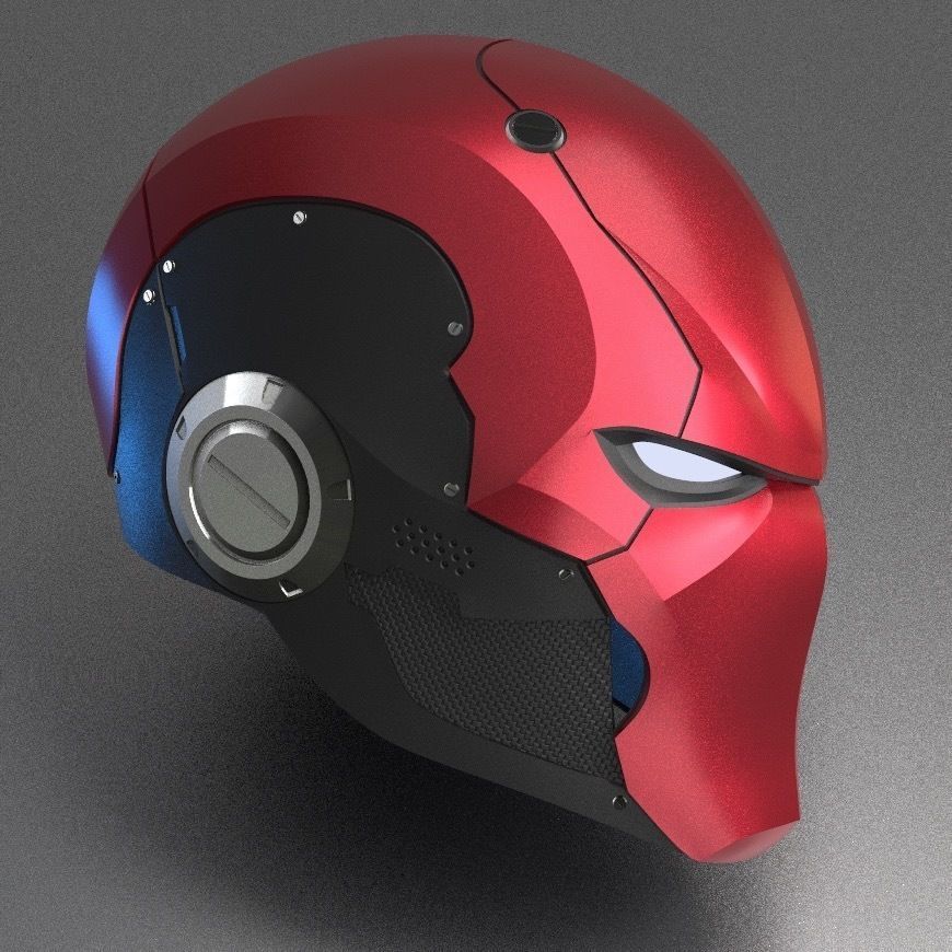 Red Ronin Helmet 3D model 3D printable | CGTrader