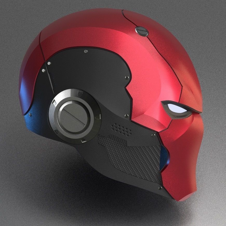 Red Ronin Helmet 3D model 3D printable | CGTrader
