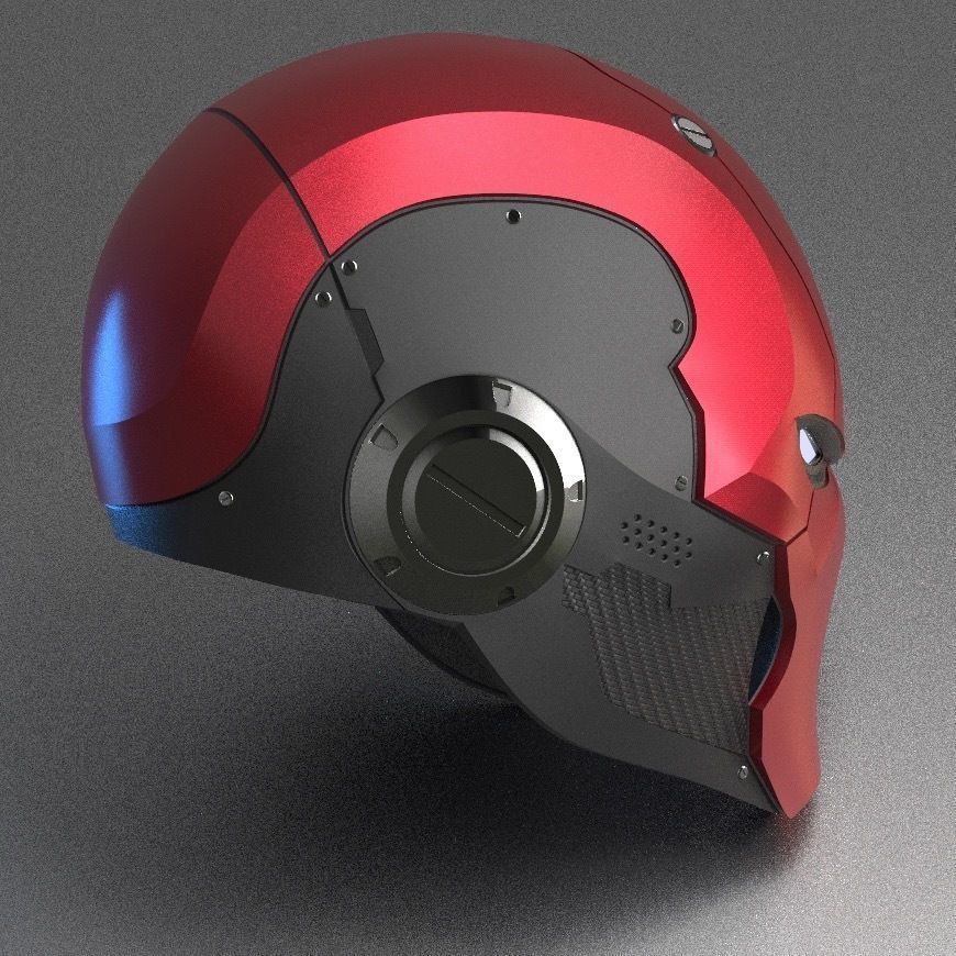 Red Ronin Helmet 3D model 3D printable | CGTrader