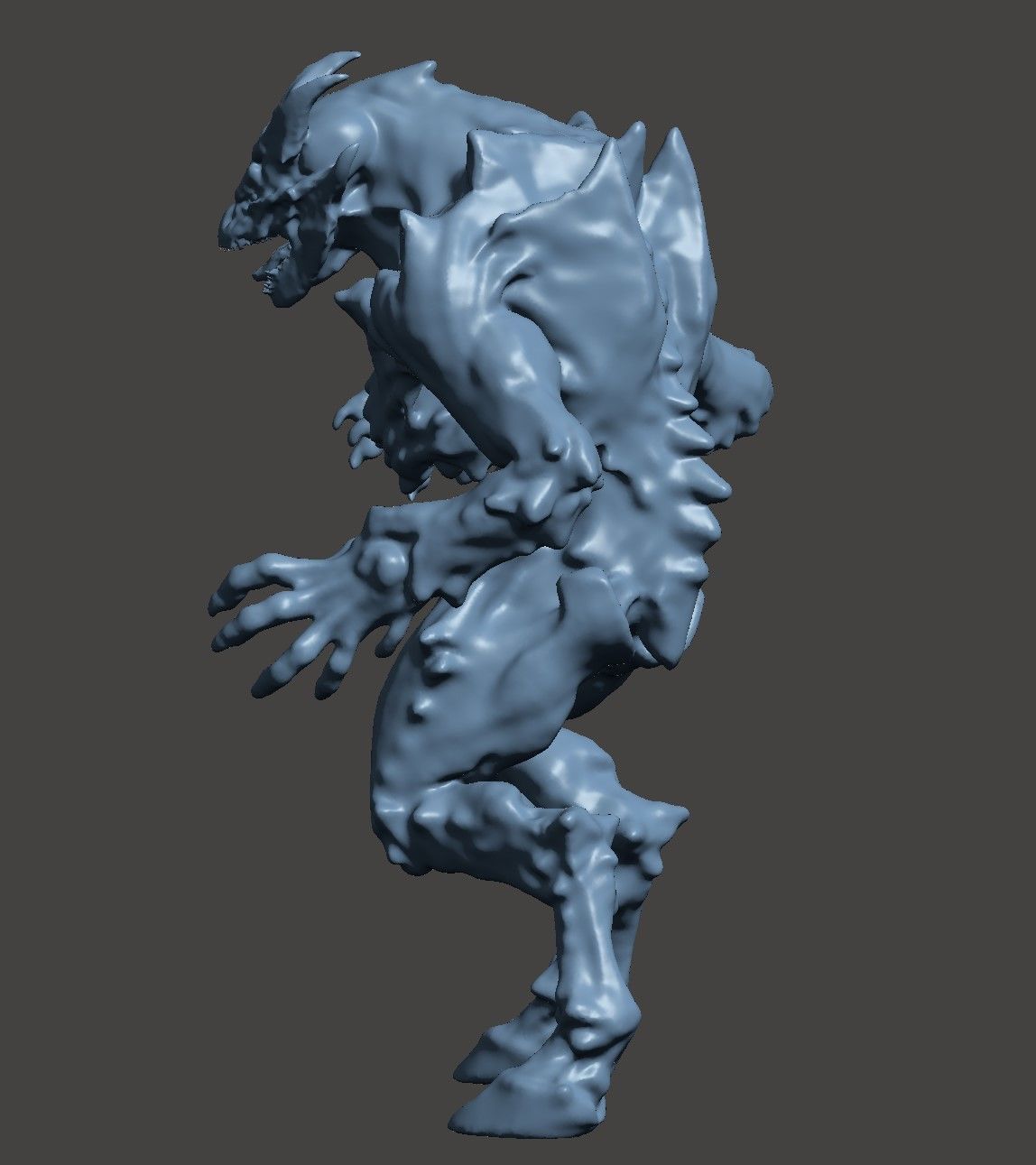 BIRDMAN - Doom 3 alpha prototype demon Hi-Poly STL free 3D model 3D ...