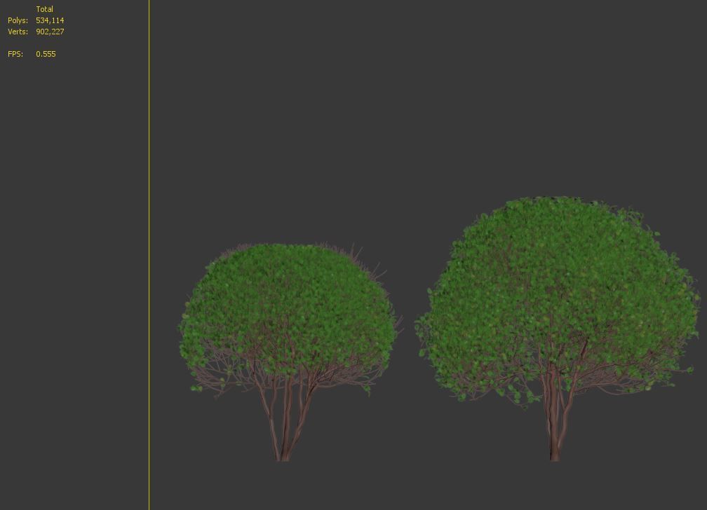 Sphere shaped trees 3D model | CGTrader