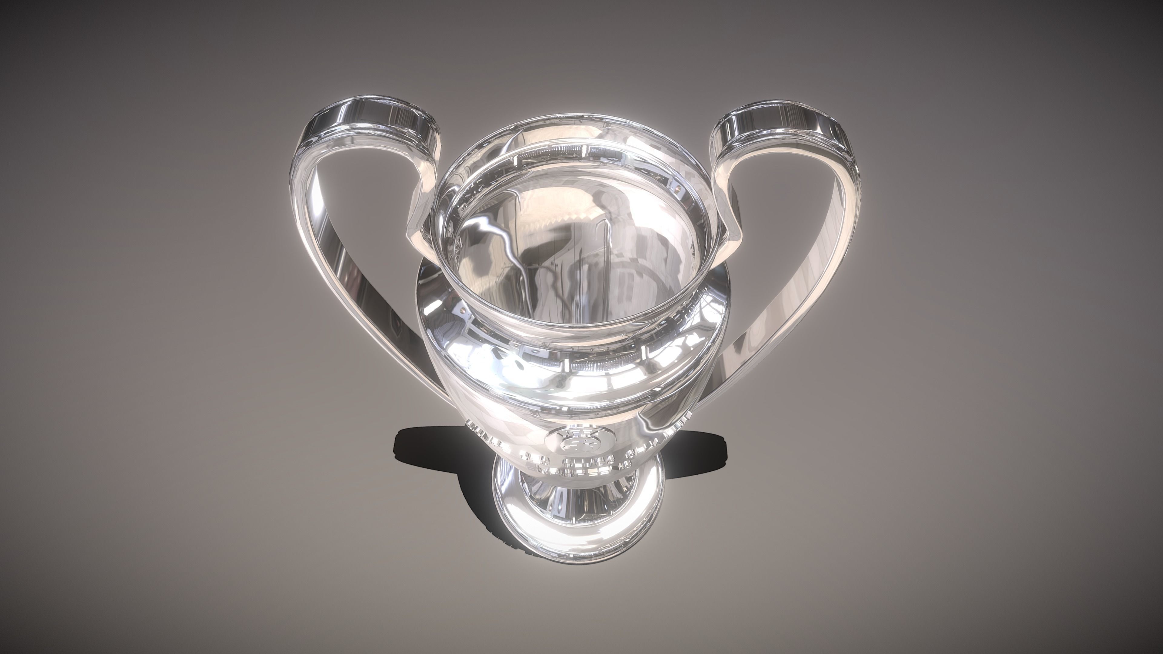 3D model UEFA Champions League Trophy VR / AR / low-poly | CGTrader