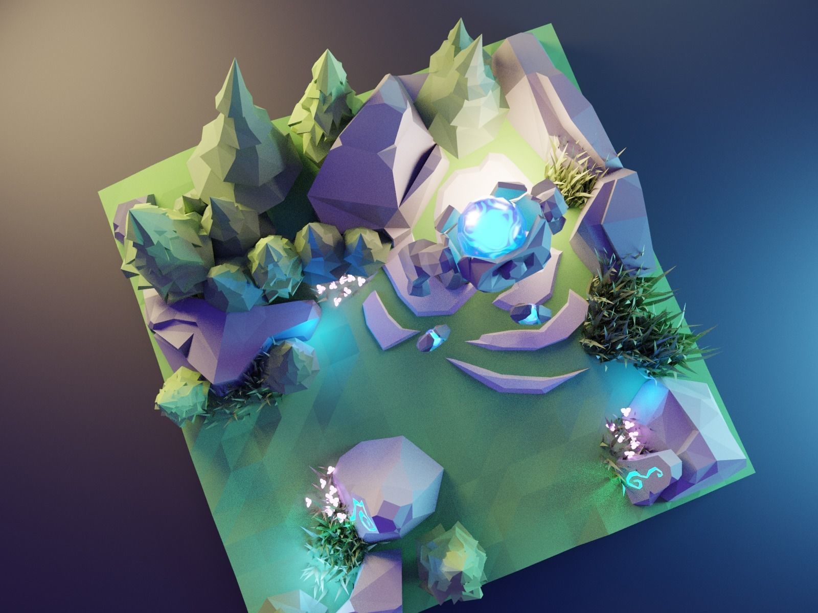 Cartoon League of Legion Blue Buff 3D model | CGTrader