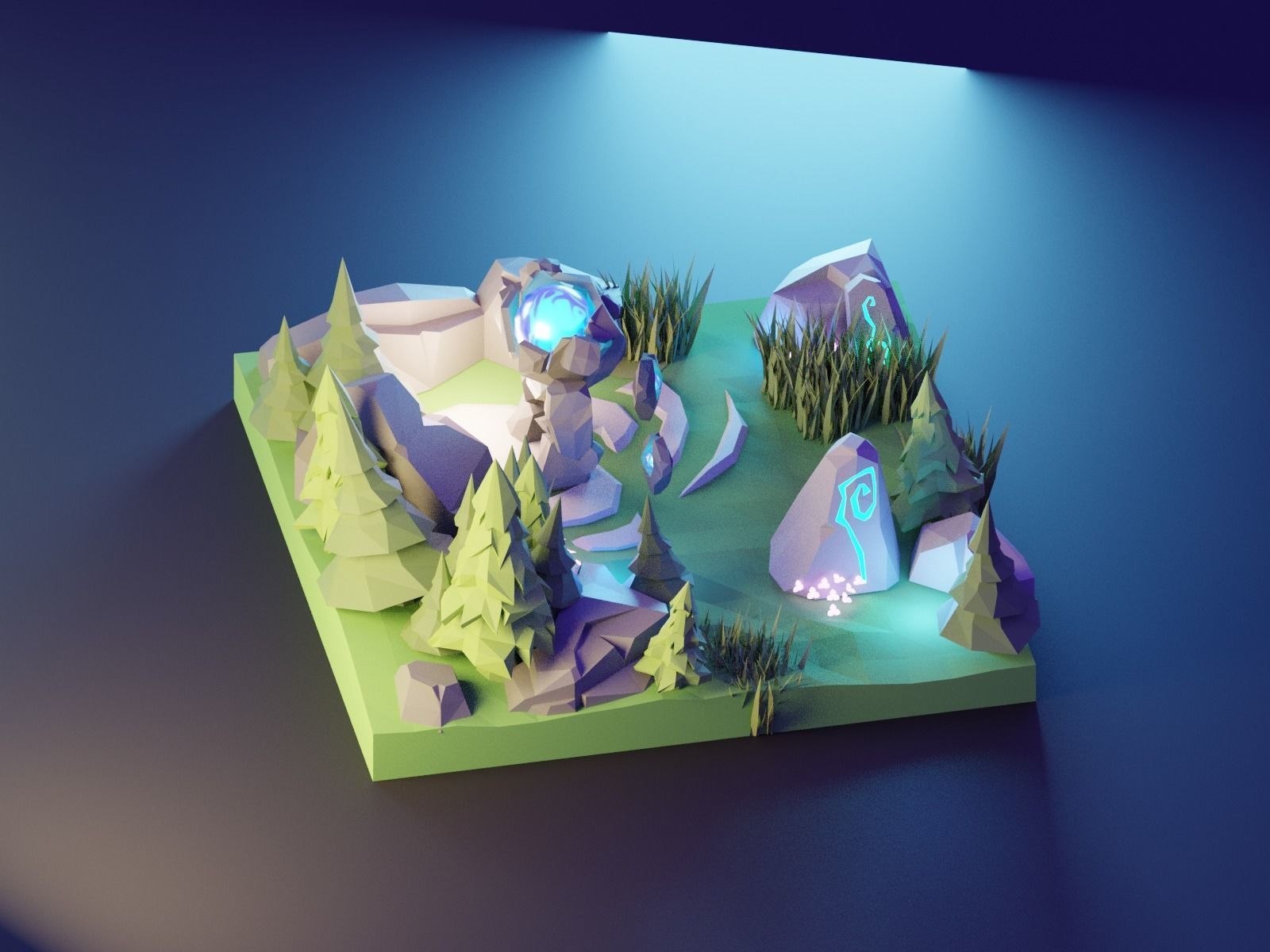 Cartoon League of Legion Blue Buff 3D model | CGTrader