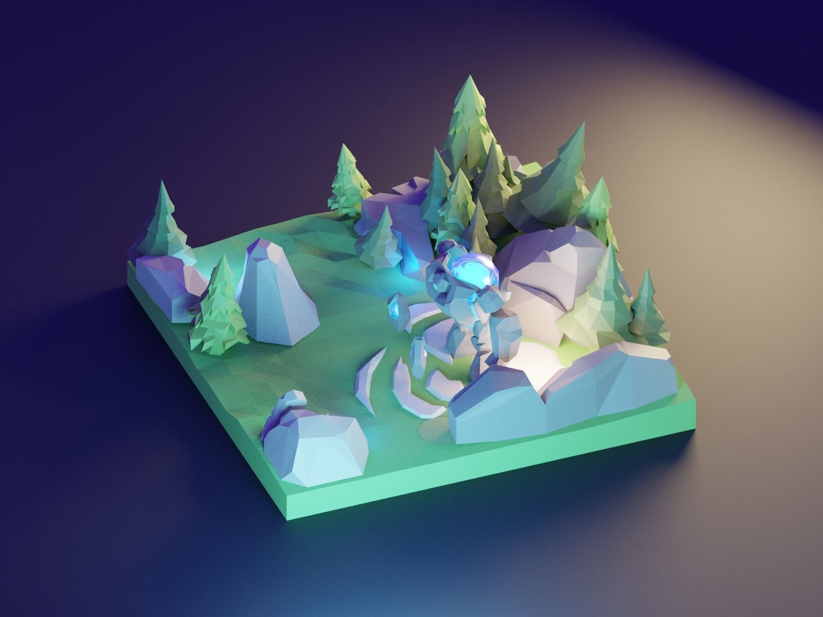 Cartoon League of Legion Blue Buff 3D model | CGTrader