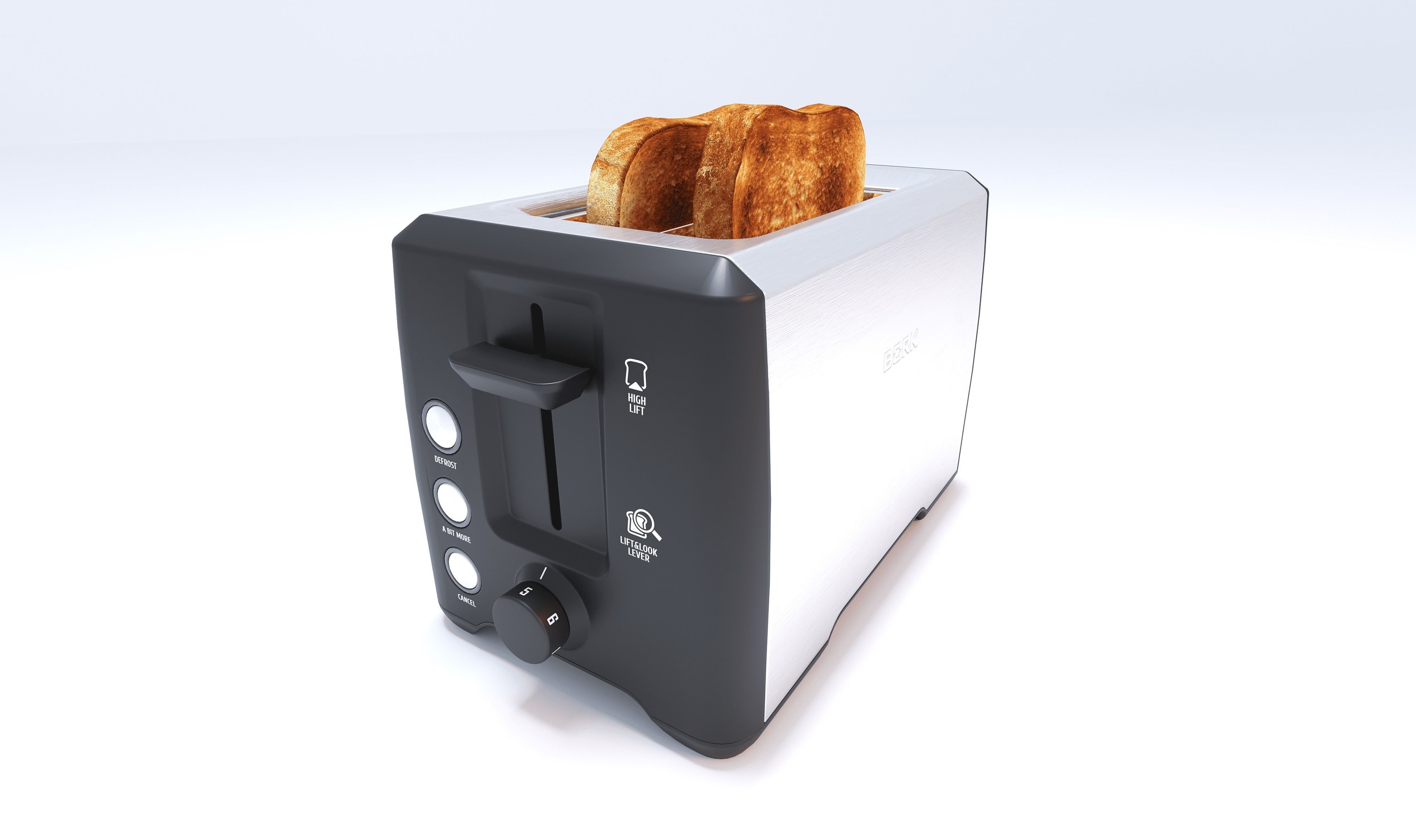 Toaster Bork T701 3D model | CGTrader