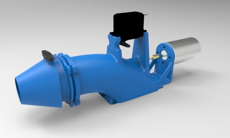 Waterjet for RC Boats 3D model 3D printable | CGTrader