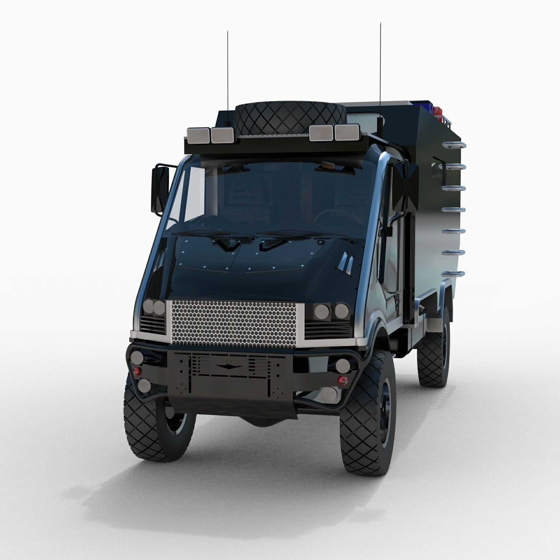 3D model Overlander Bremach T-Rex Camper VR / AR / low-poly | CGTrader