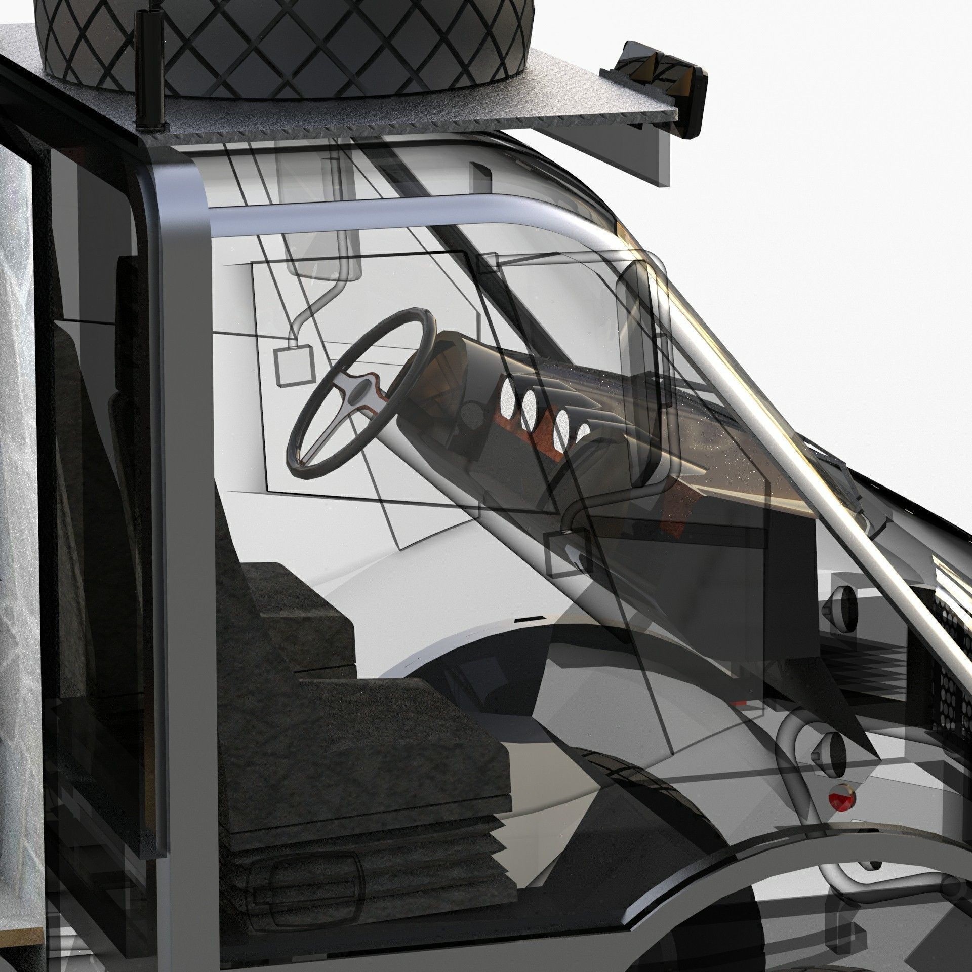 3D model Overlander Bremach T-Rex Camper VR / AR / low-poly | CGTrader