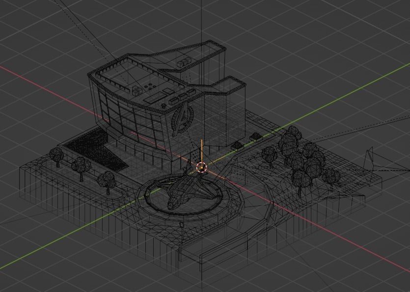 Cartoon Avengers base Scene 3D model | CGTrader