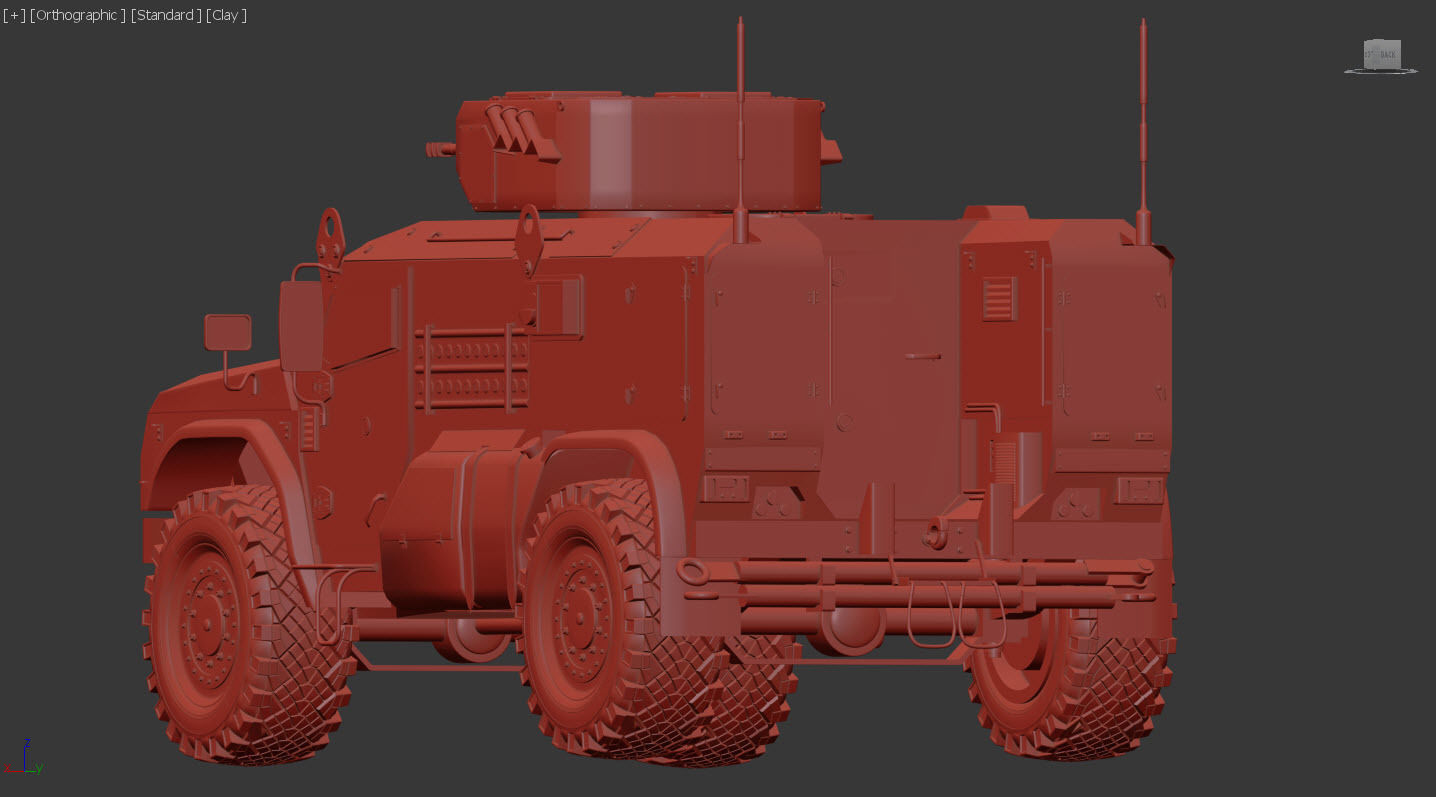 Armored military vehicle 3D model | CGTrader