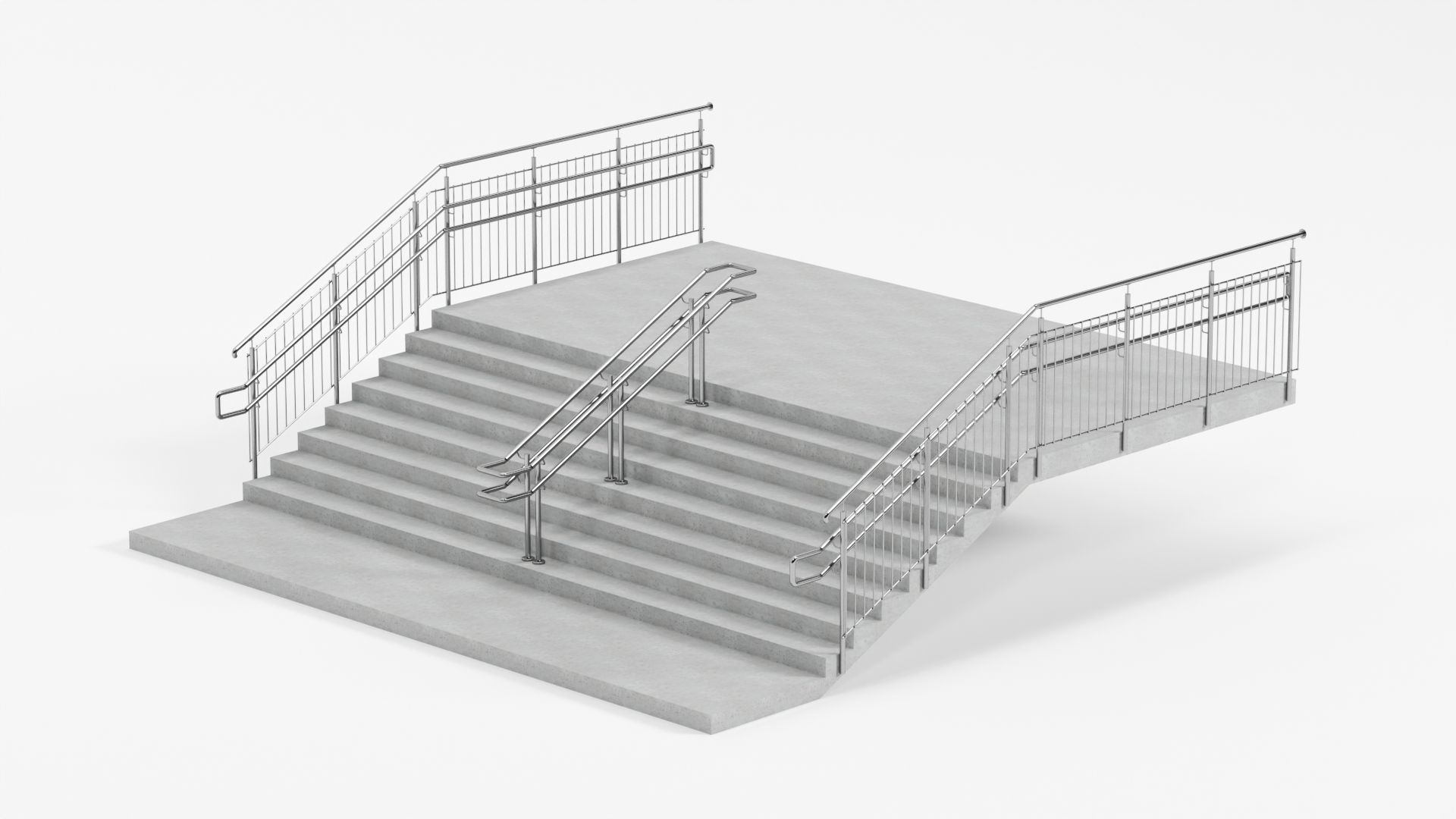 Outdoor stair 3D model | CGTrader
