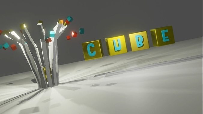 C U B E cube 3D model | CGTrader