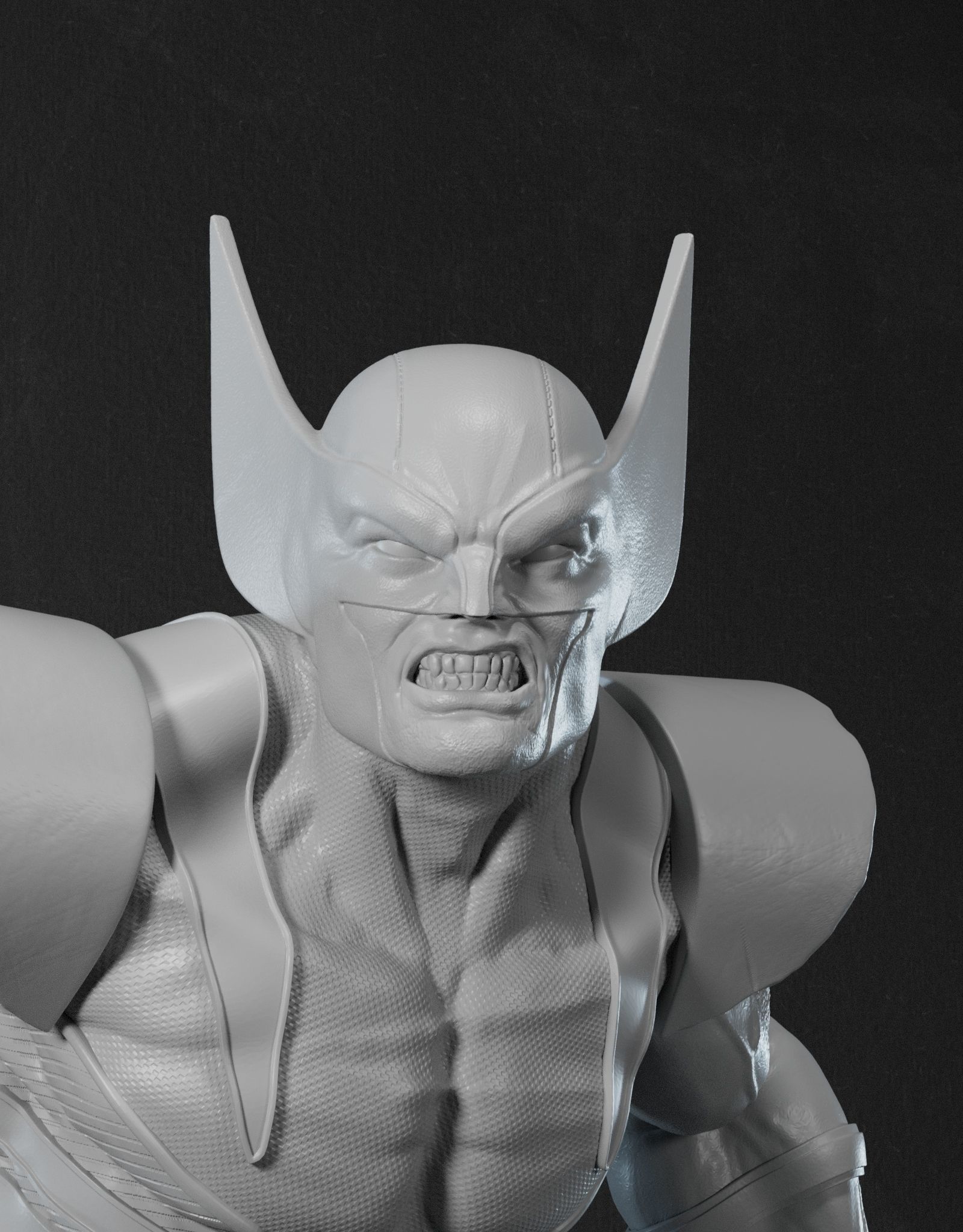 Wolverine 3D print Model Stl statue 3D model 3D printable | CGTrader