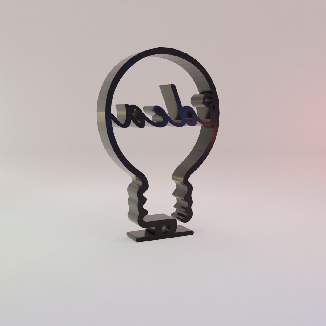 Signature Light Bulb 3D model 3D printable | CGTrader