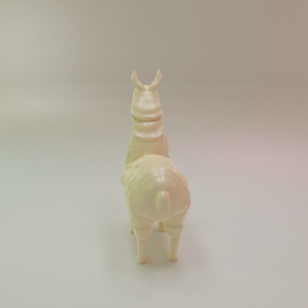Mutated Lama 3D model 3D printable | CGTrader