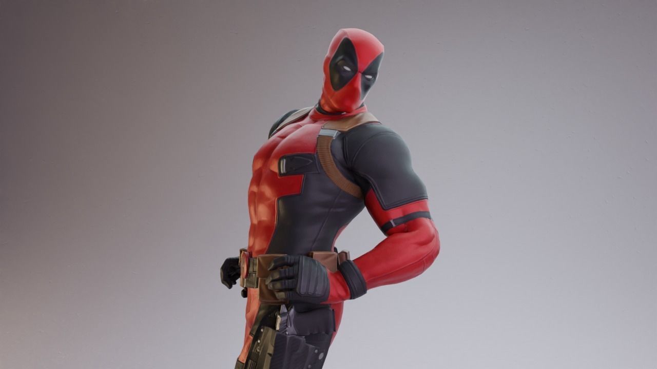 Marvels Deadpool rigged 3D model rigged | CGTrader