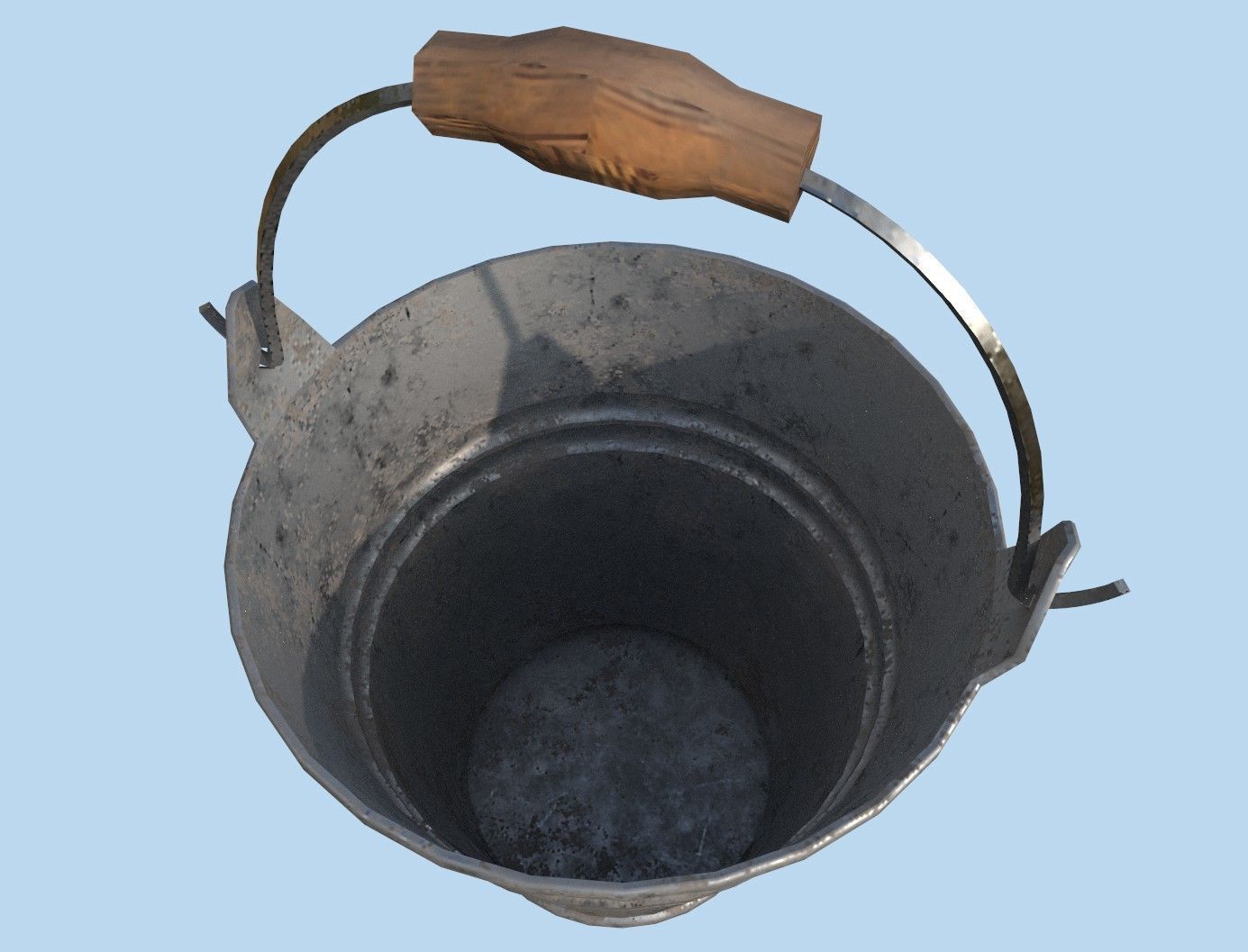 3D model Metal Bucket - Farm tools collection - Ar-Vr ready PBR VR / AR ...