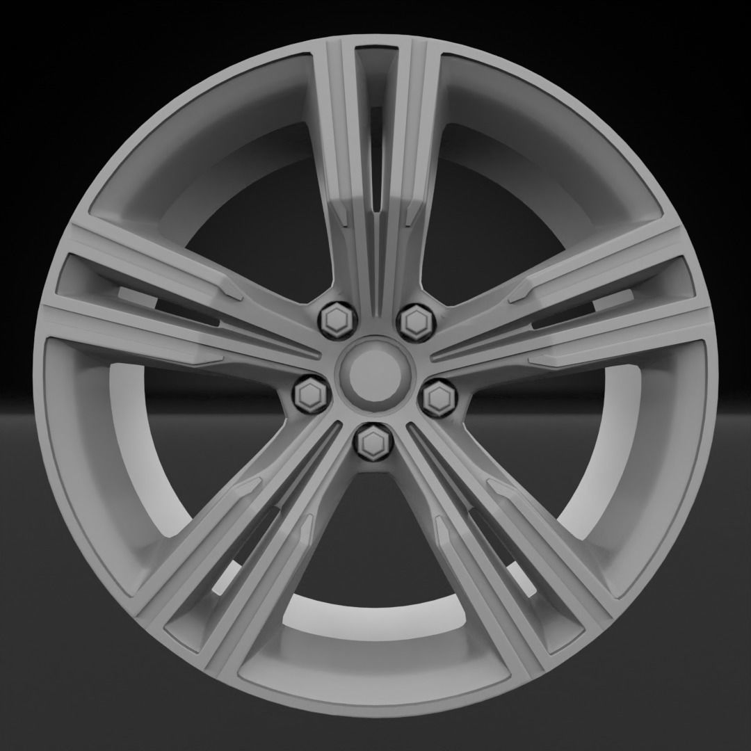 Volvo OEM Style Wheel 3D model 3D printable | CGTrader