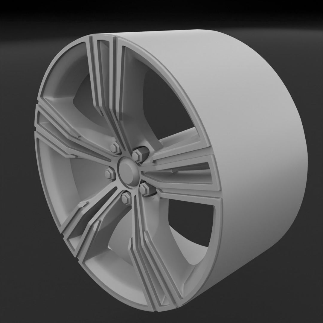 Volvo OEM Style Wheel 3D model 3D printable | CGTrader