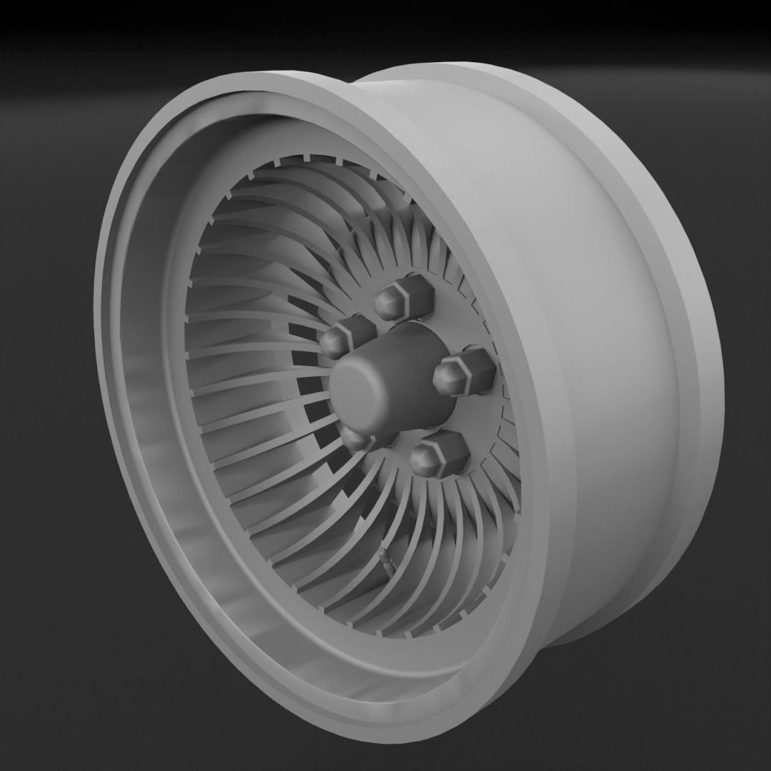 Vector Style Wheel 3D model 3D printable | CGTrader