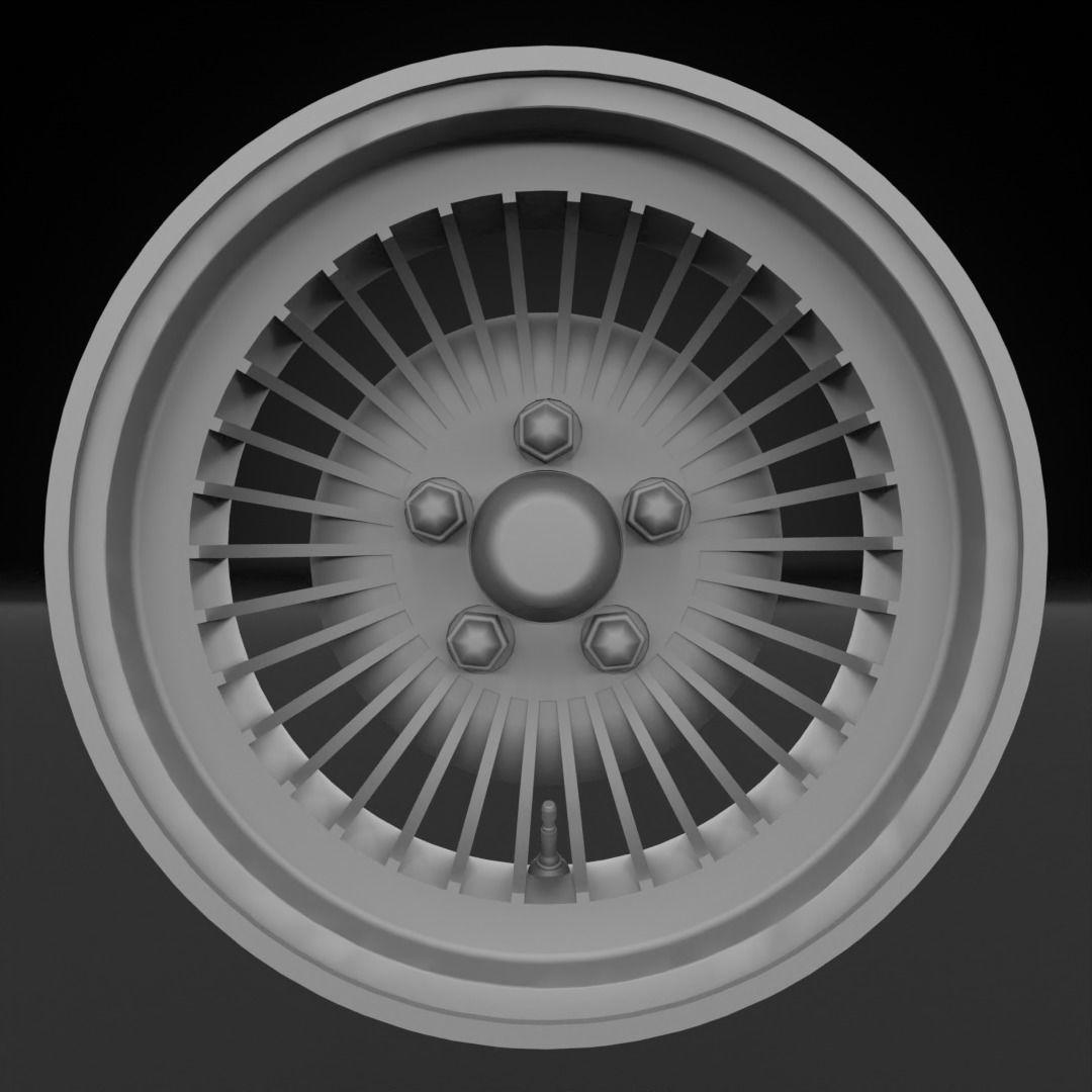 Vector Style Wheel 3D model 3D printable | CGTrader