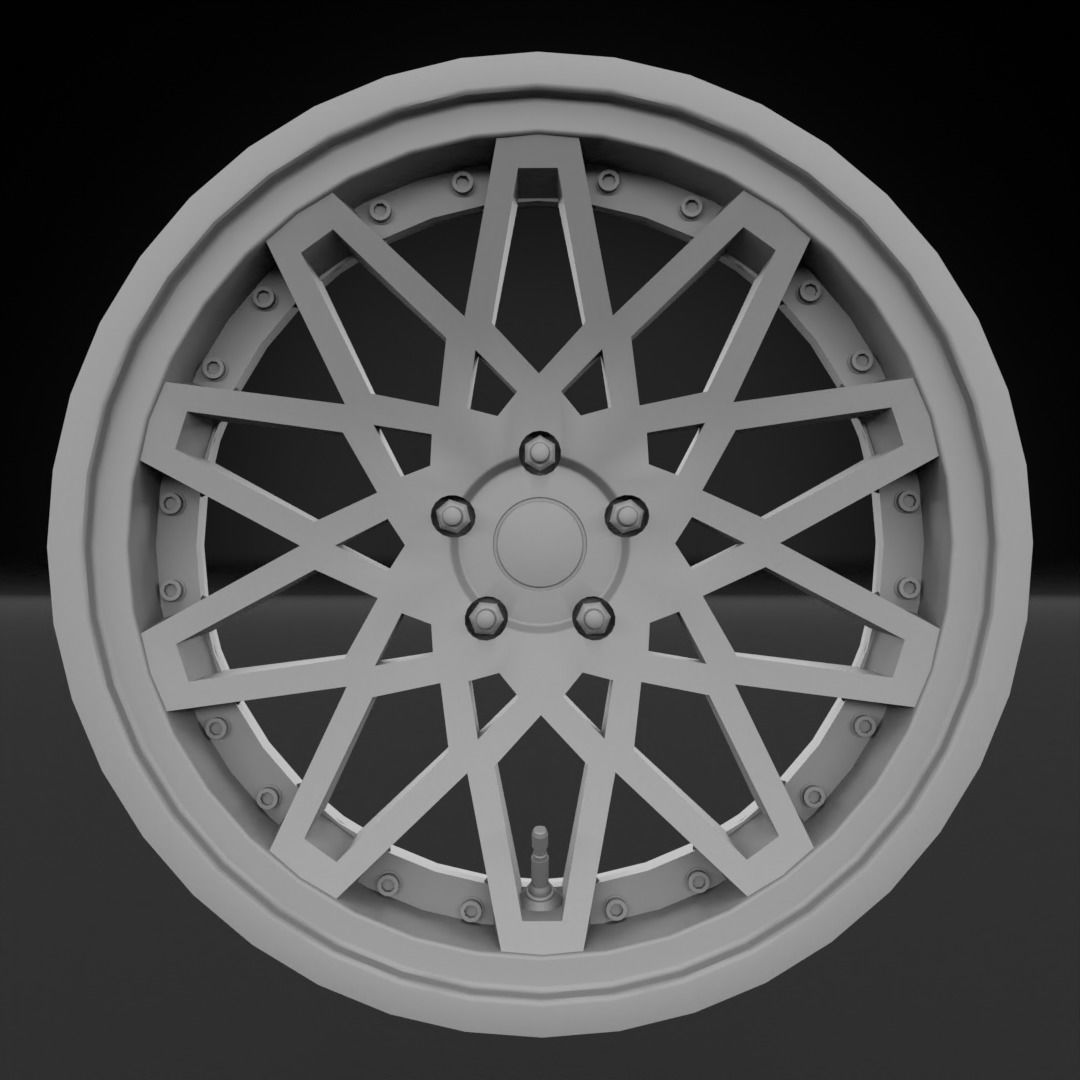 Rotiform Super Concave BLQ Style Wheel 3D model 3D printable | CGTrader